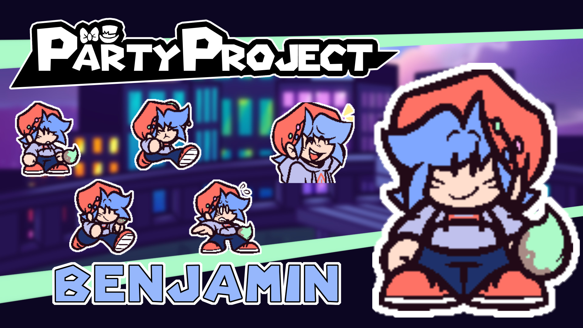 Benjamin (FNF Soft) Mod for Party Project | PProject Mods