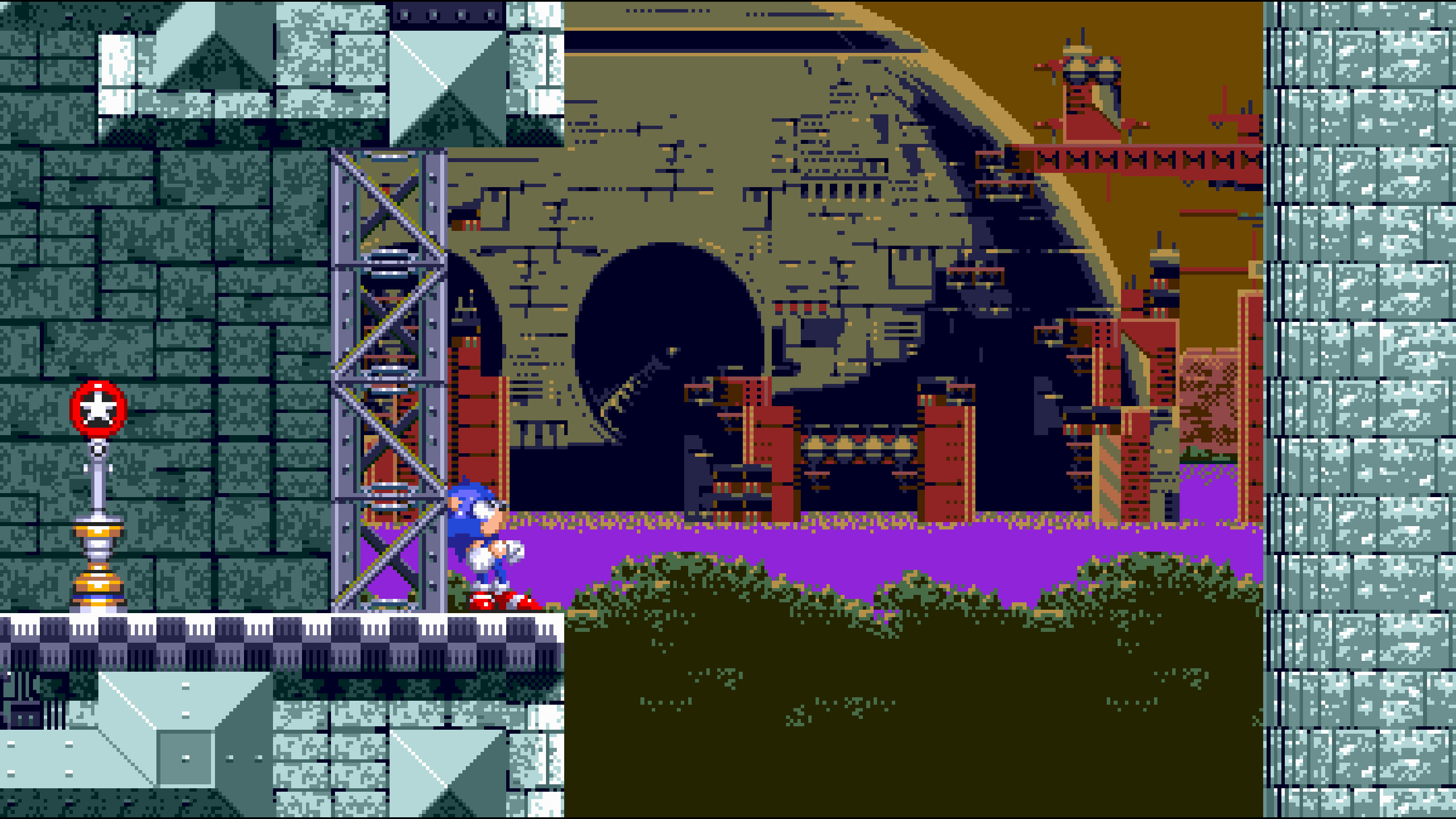 Scrap Brain Styled Launch Base Palette Mod for Sonic 3 A.I.R. | S3AIR Mods