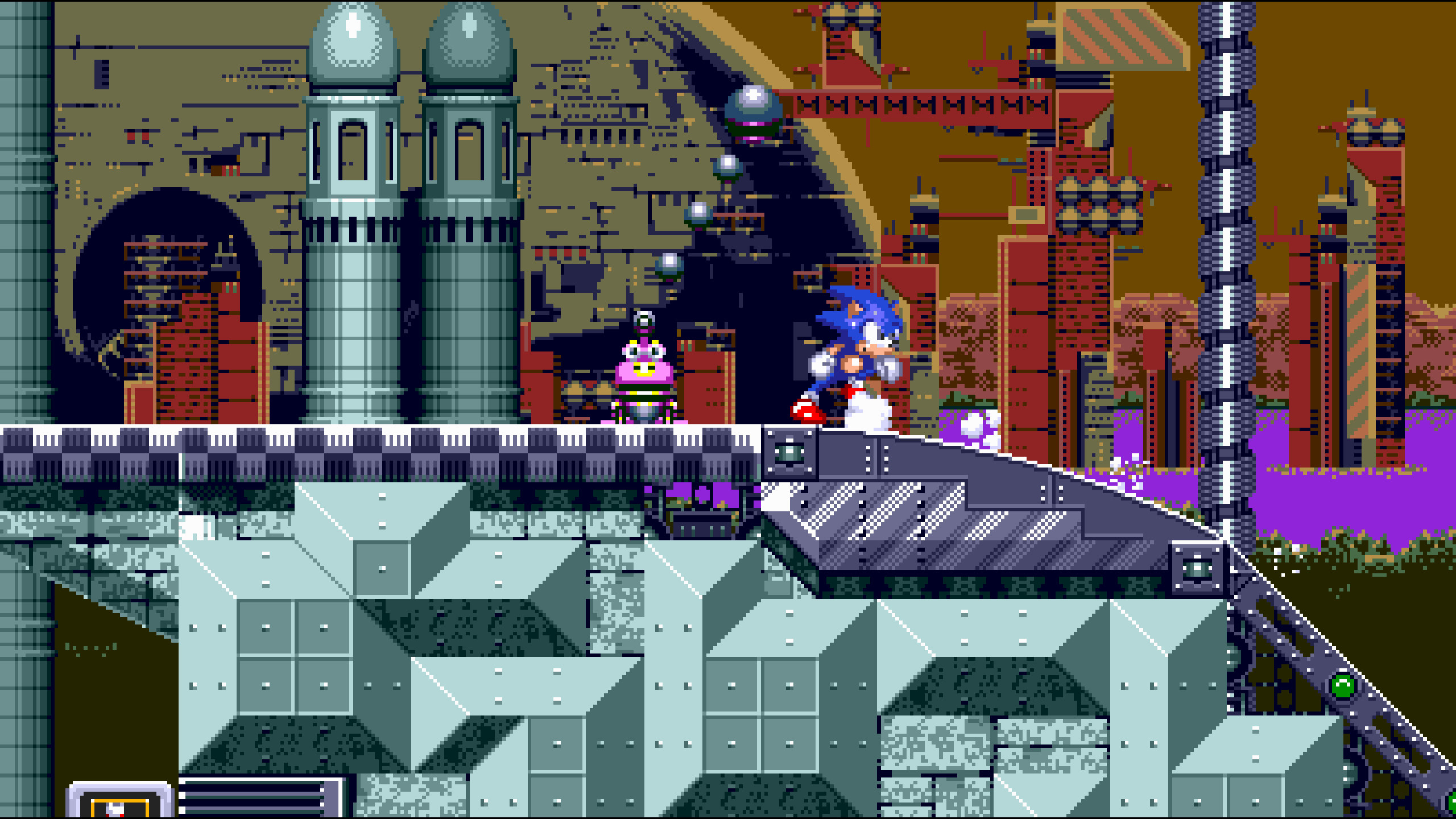 Scrap Brain Styled Launch Base Palette Mod for Sonic 3 A.I.R. | S3AIR Mods