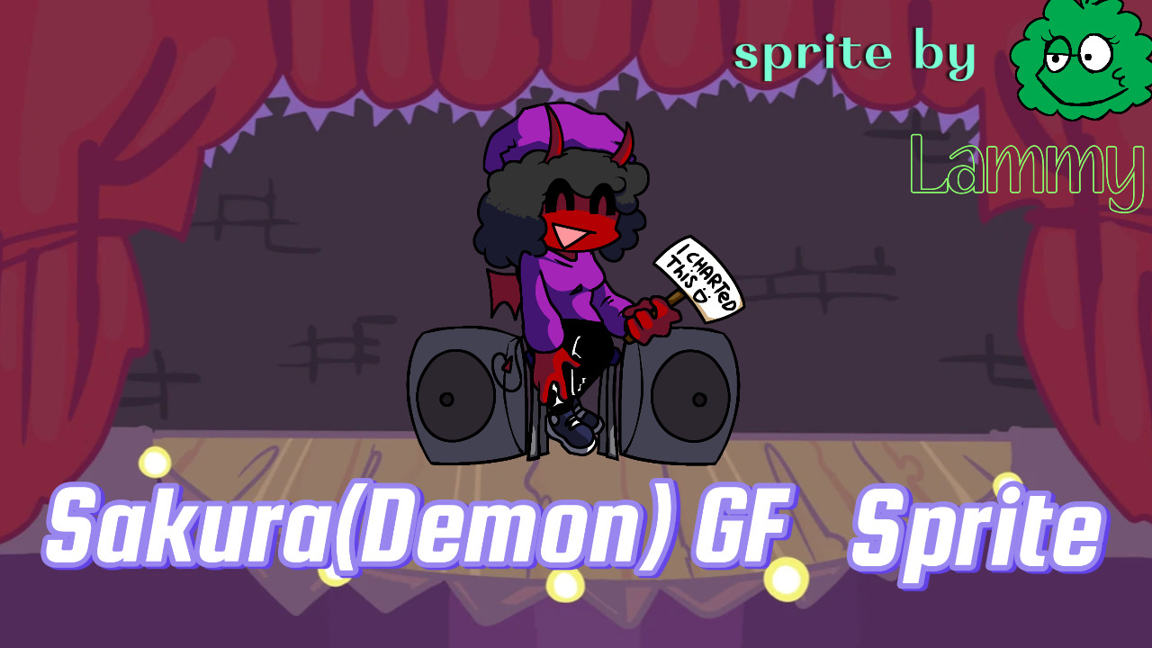 Official Sakura GF! Mod for Friday Night Funkin' | FNF Mods