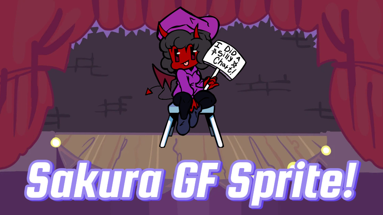 Official Sakura GF! Mod for Friday Night Funkin' | FNF Mods