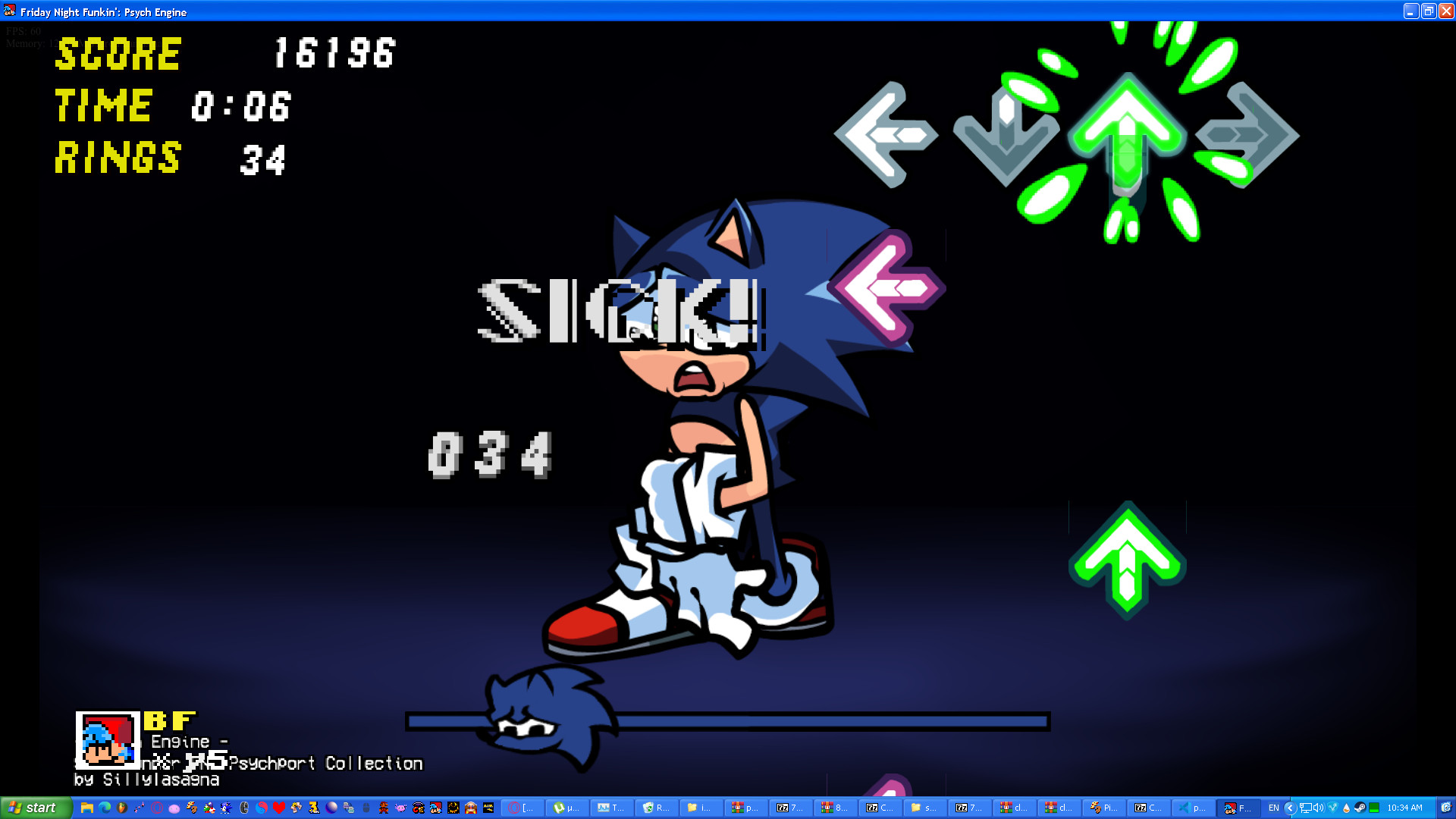 Sonic 2 Hud & Rating Mod for Friday Night Funkin' | FNF Mods