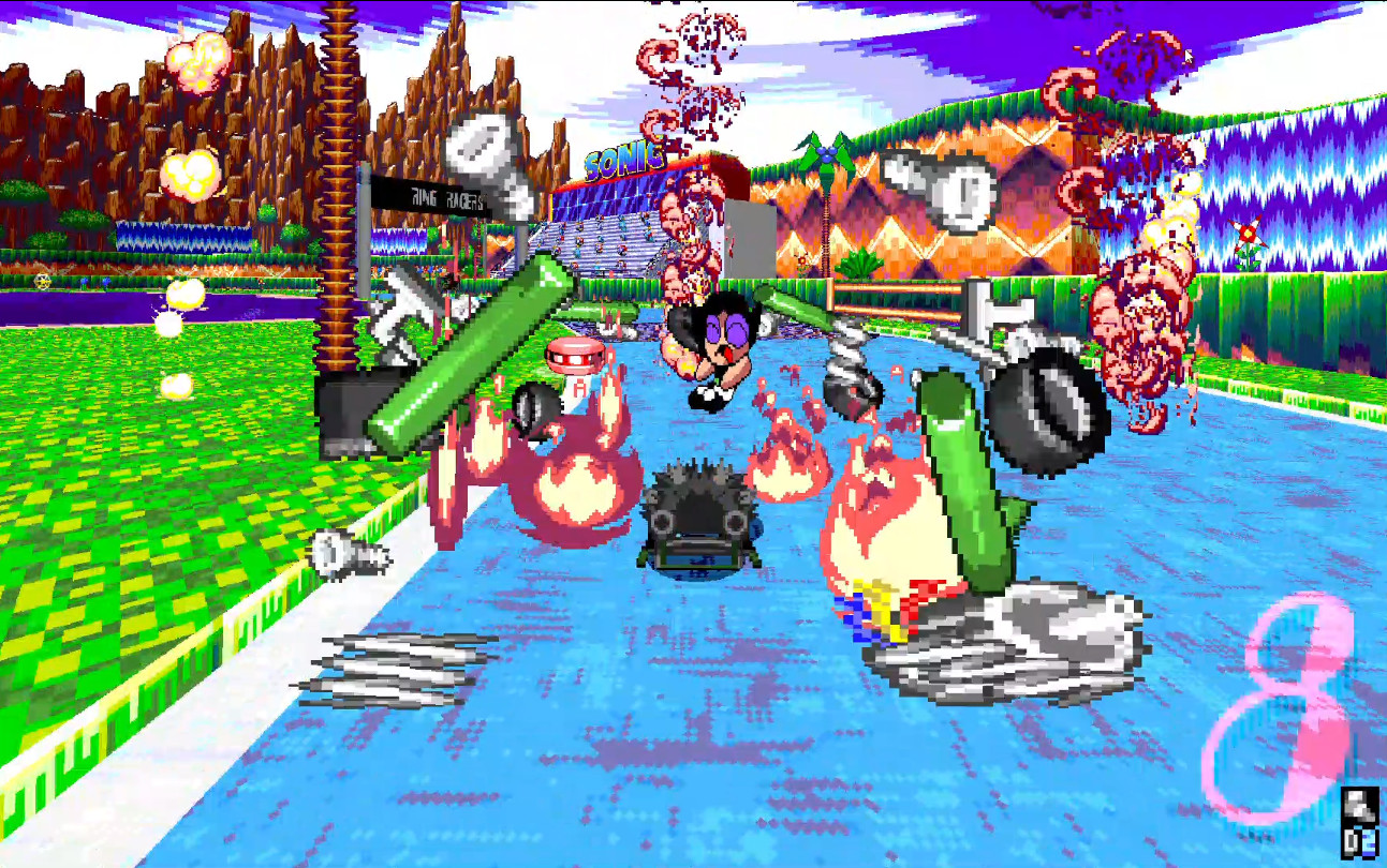 Buttercup in Ring Racers (Pizza Tower Artstyle) Mod for Dr. Robotnik's ...