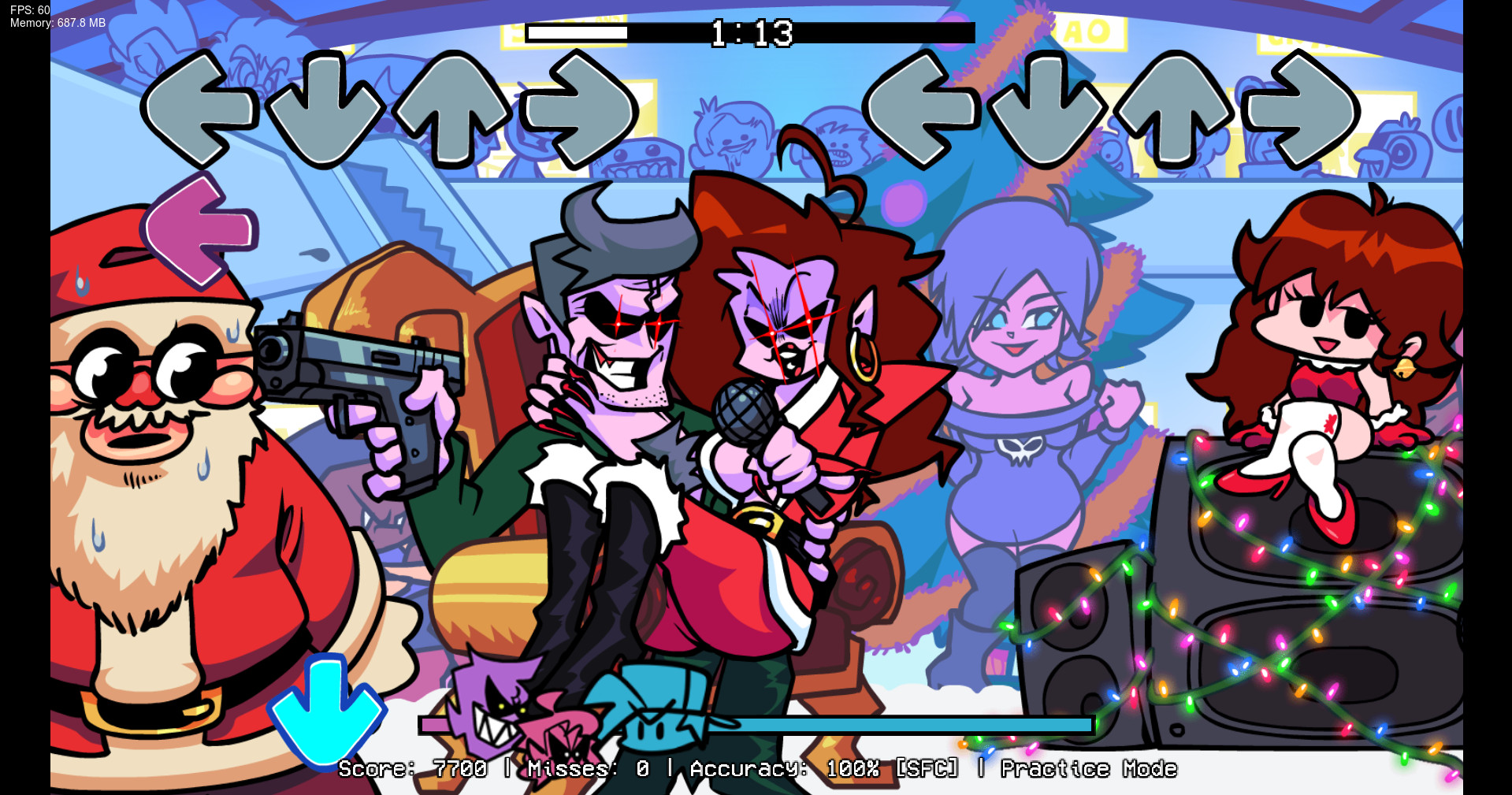 Cleaner HUD for Psych Engine 0.6.3 Mod for Friday Night Funkin' | FNF Mods