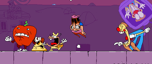 Peddito Over Fake Peppino Mod Mod for Pizza Tower | PT Mods