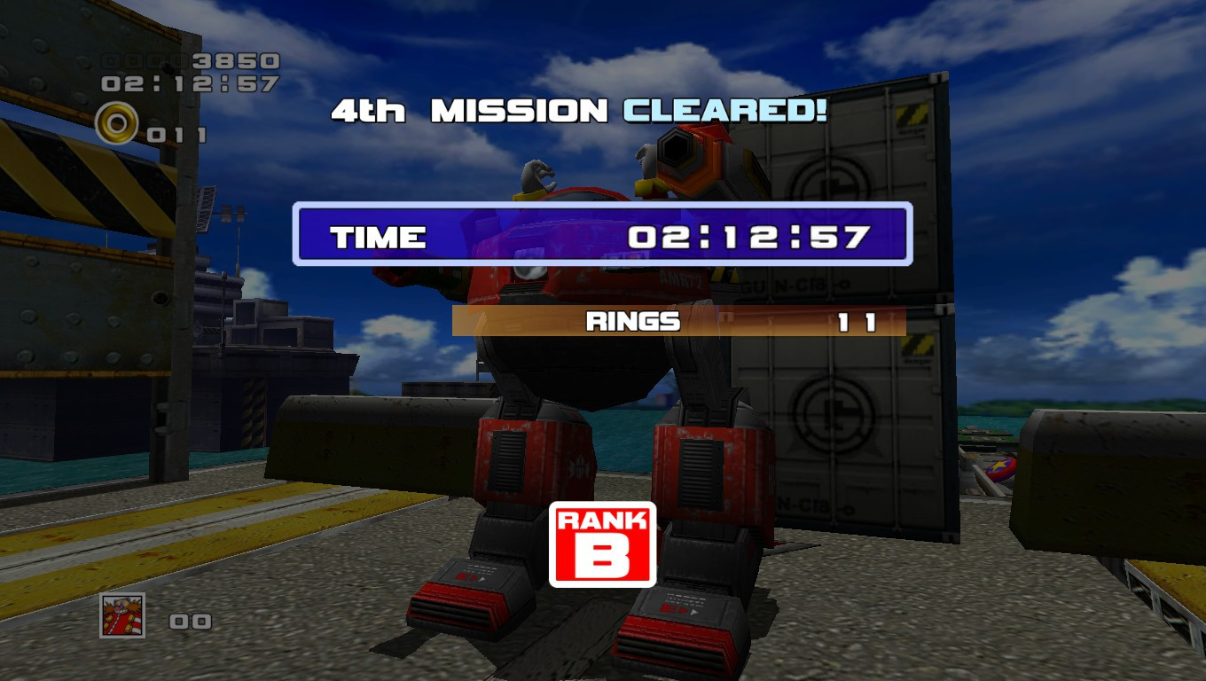 4th Mission with Time Based Ranking Mod for Sonic Adventure 2 | SA2 Mods