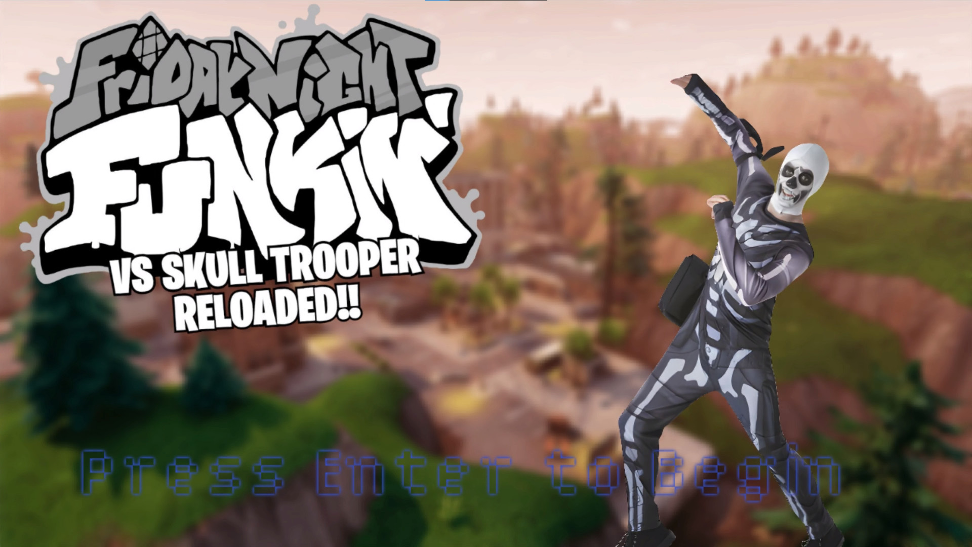 Vs SkullTrooper Reloaded V2 Mod for Friday Night Funkin' | FNF Mods