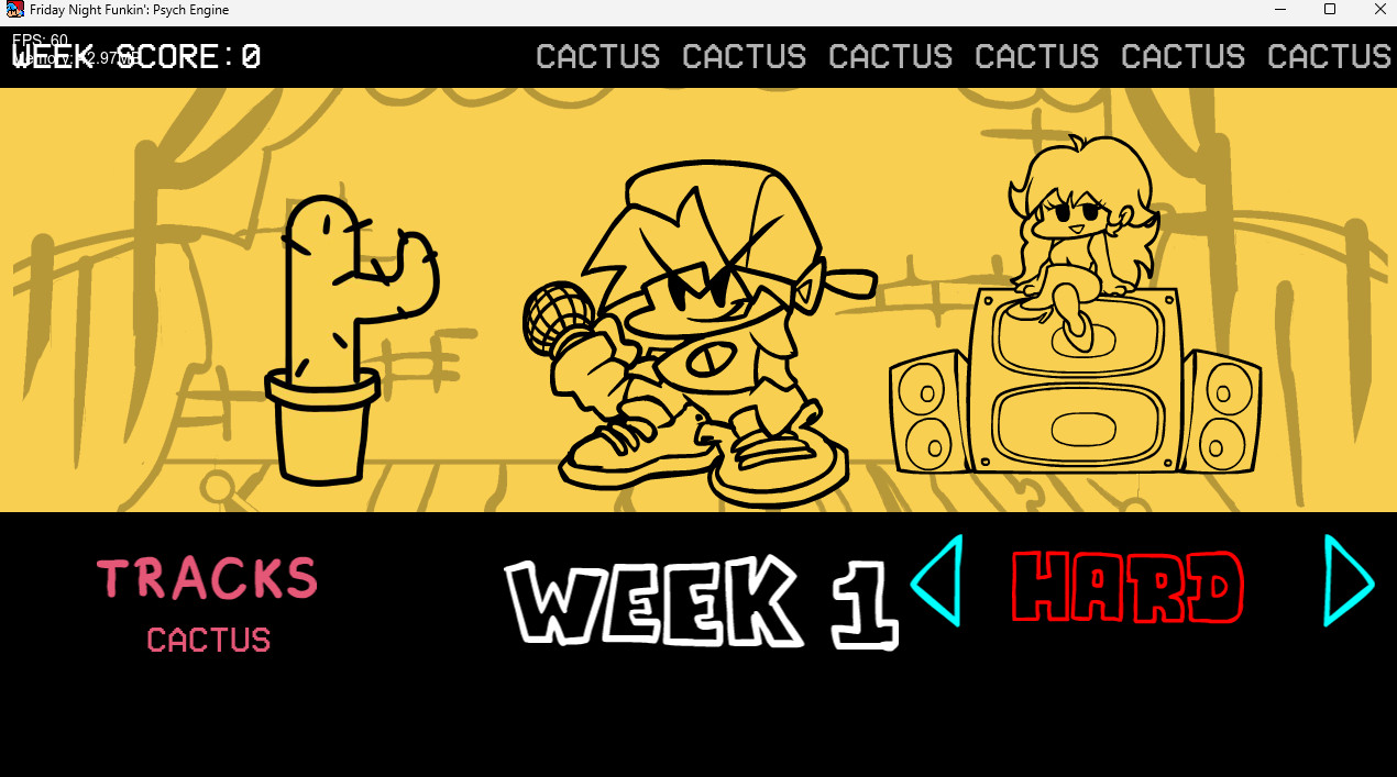 fnf vs cactus (clarence) Mod for Friday Night Funkin' | FNF Mods