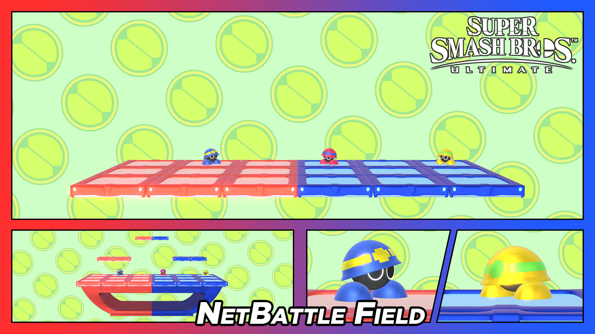 NetBattle Field (MMBN) Mod for Super Smash Bros. Ultimate | SSBU Mods