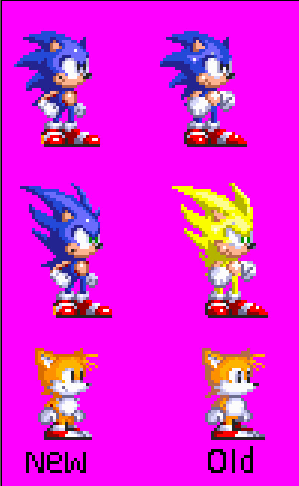 sonics&tails sprite edits Mod for Sonic 3 A.I.R. | S3AIR Mods