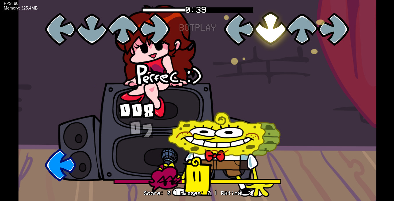 Playable Patrick Star Show SpongeBob + FLA Mod for Friday Night Funkin ...