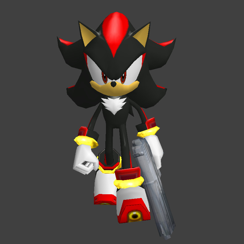 Shadow with a Gun Mod for Sonic Heroes | SH Mods