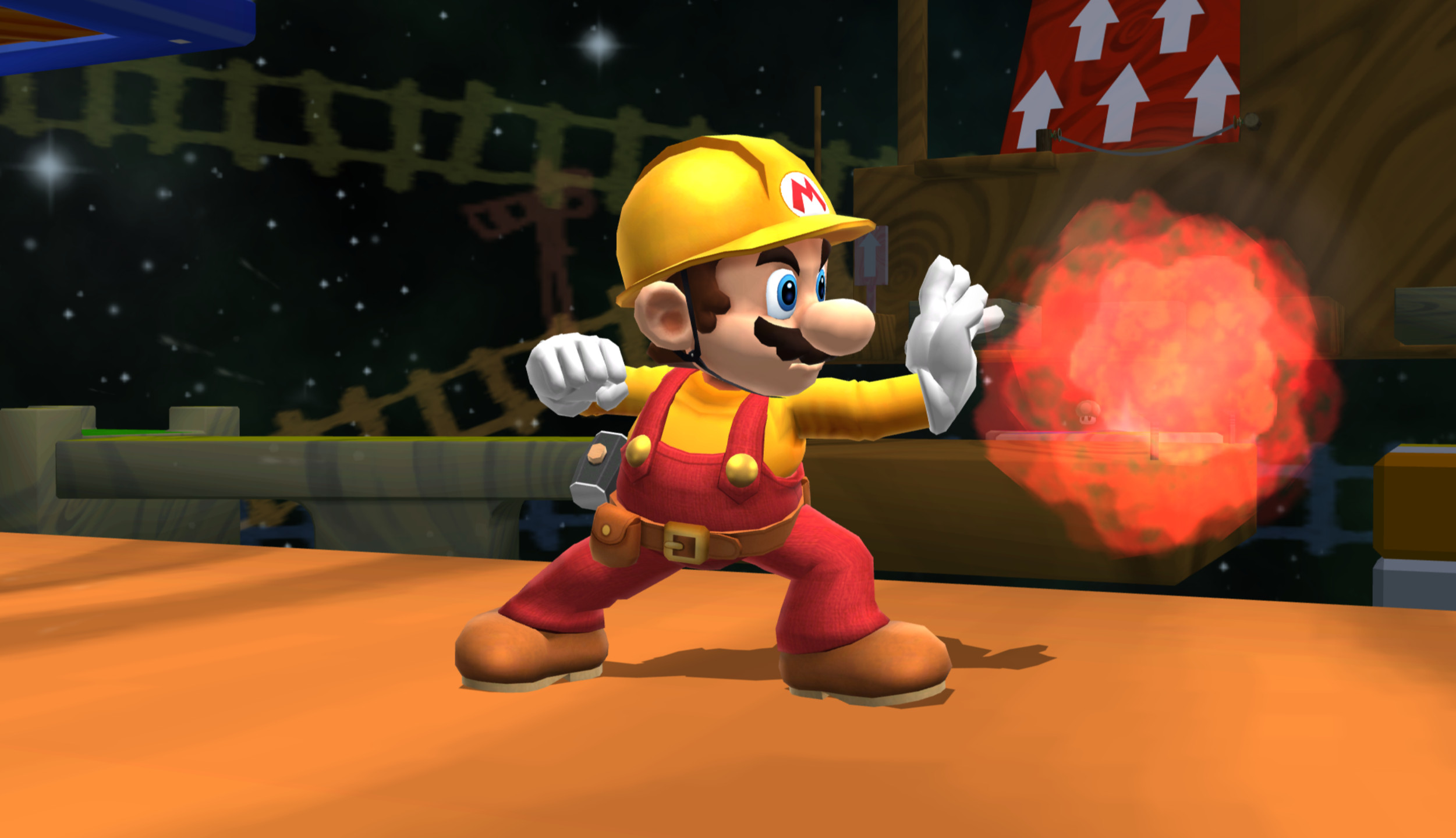 Smash 3C Builder Mario 2.0 Mod for Super Smash Bros. Brawl | Brawl Mods