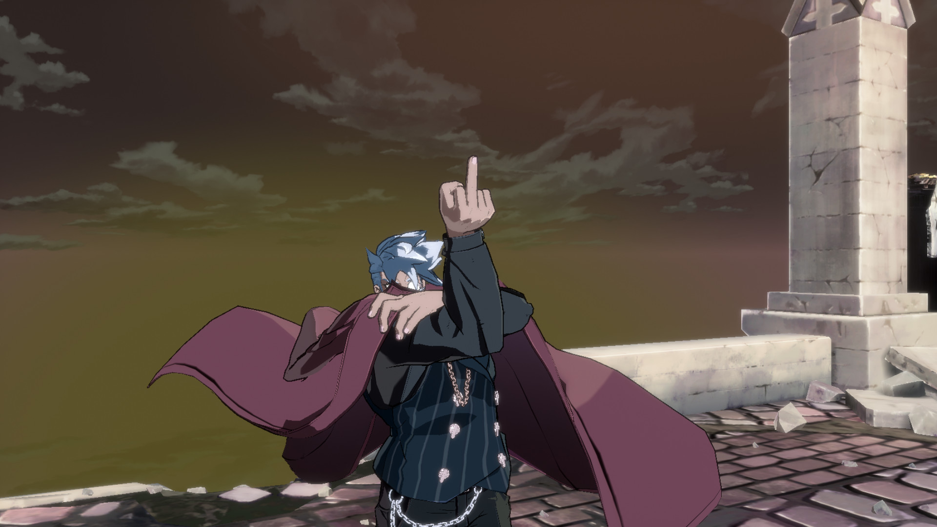 Middle Finger on Slayer's close Slash Mod for GUILTY GEAR -STRIVE ...