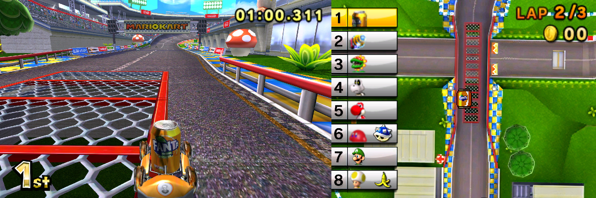 Coke + Fanta Mod for Mario Kart 7 | MK7 Mods