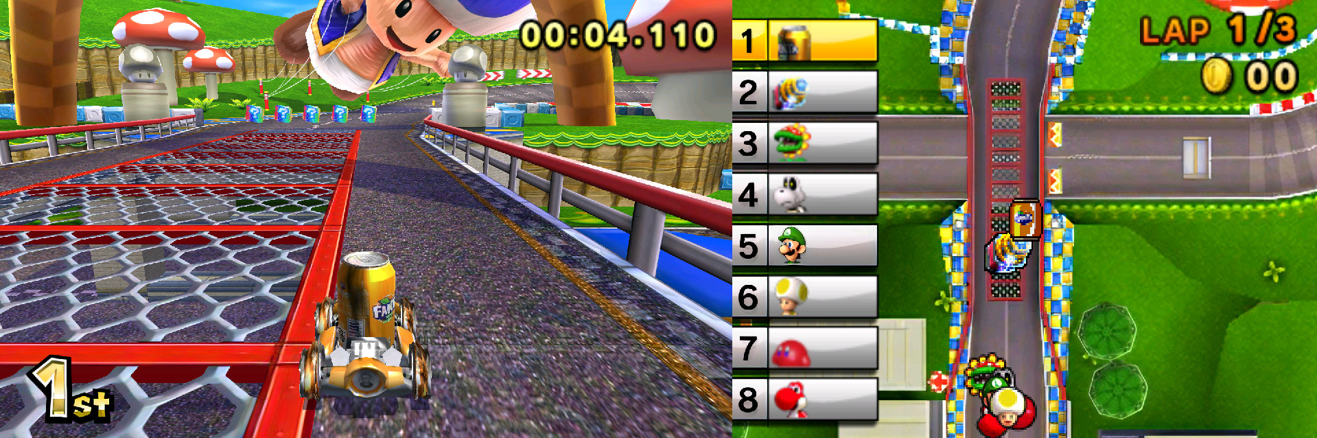 Coke + Fanta Mod for Mario Kart 7 | MK7 Mods