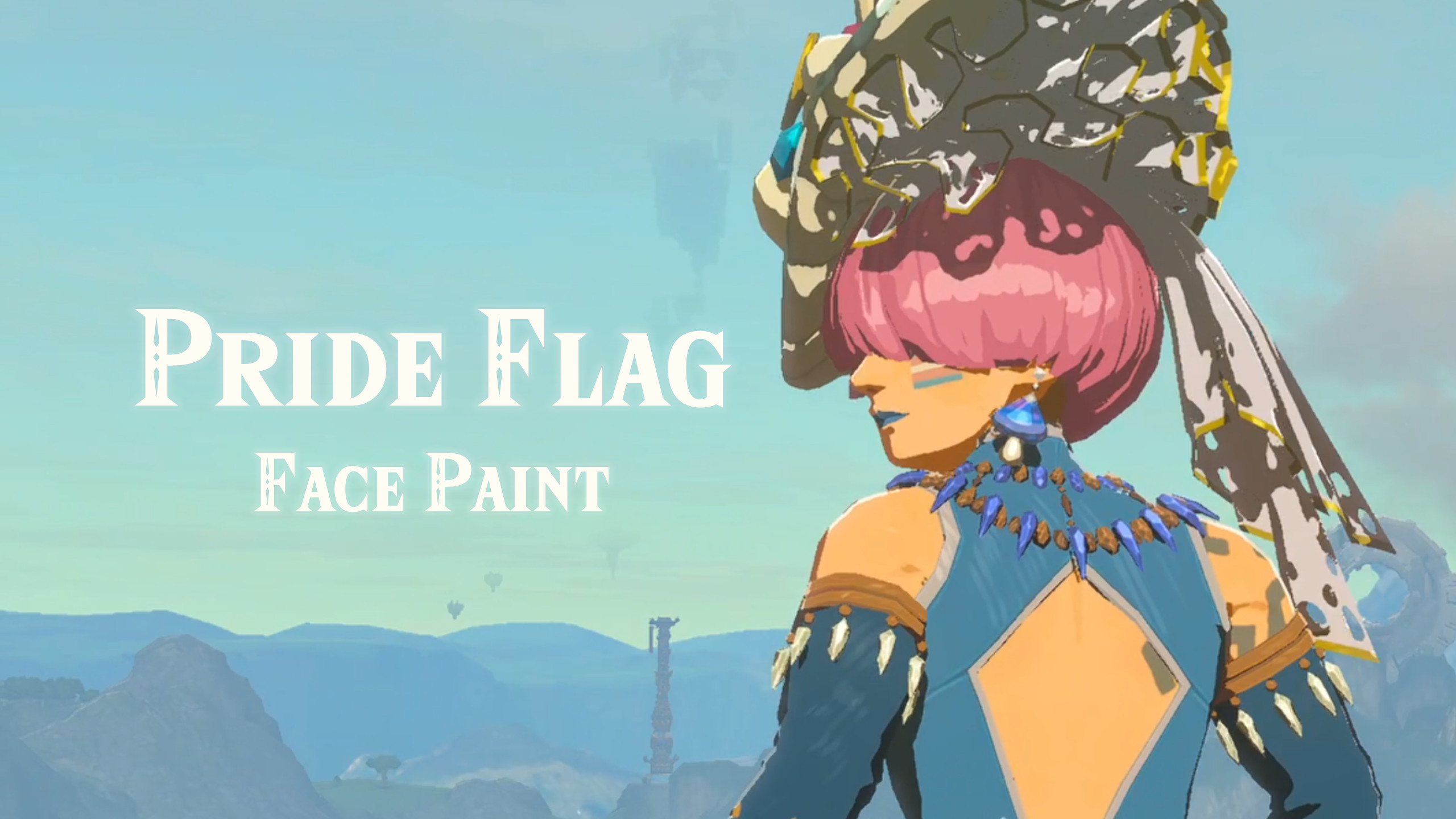 Pride Flag Facepaint Mod for The Legend of Zelda: Tears of the Kingdom ...