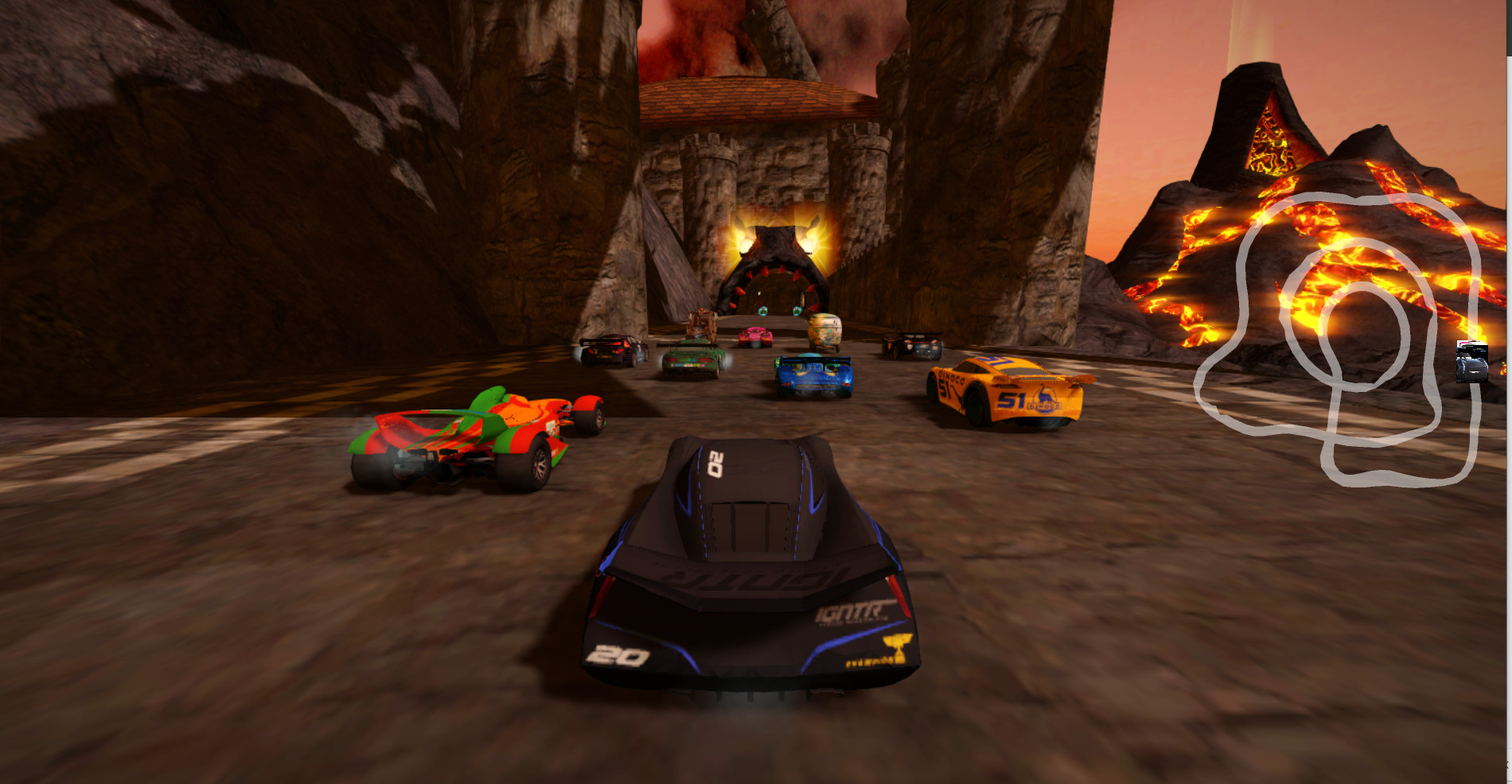 Pixar Cars Expansion Pack Mod for SuperTuxKart | STK Mods