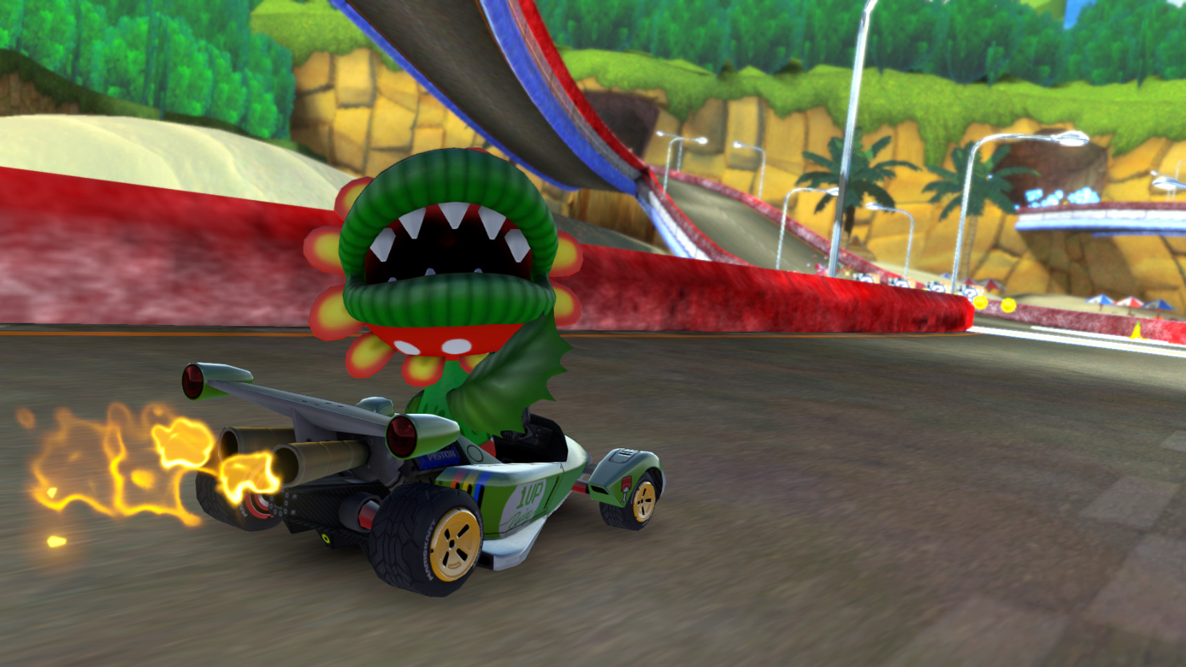 Triforce Mario Highway / Mario Beach (Base Style) Mod for Mario Kart 8 ...
