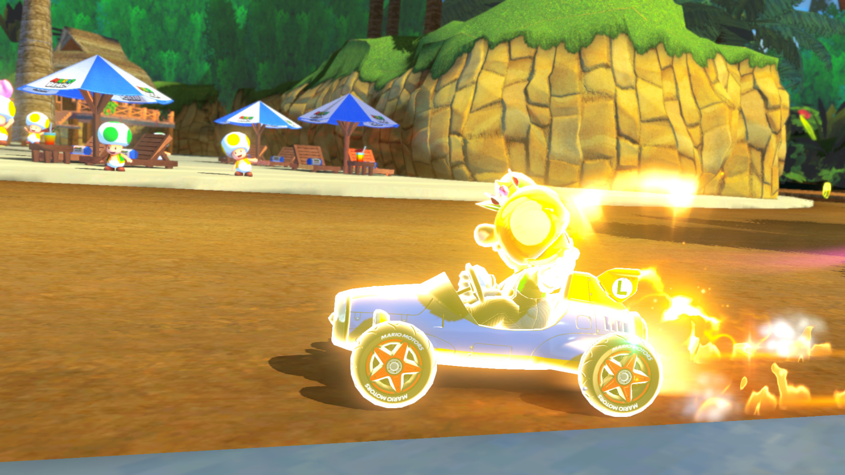 Triforce Mario Highway / Mario Beach (Base Style) Mod for Mario Kart 8 ...