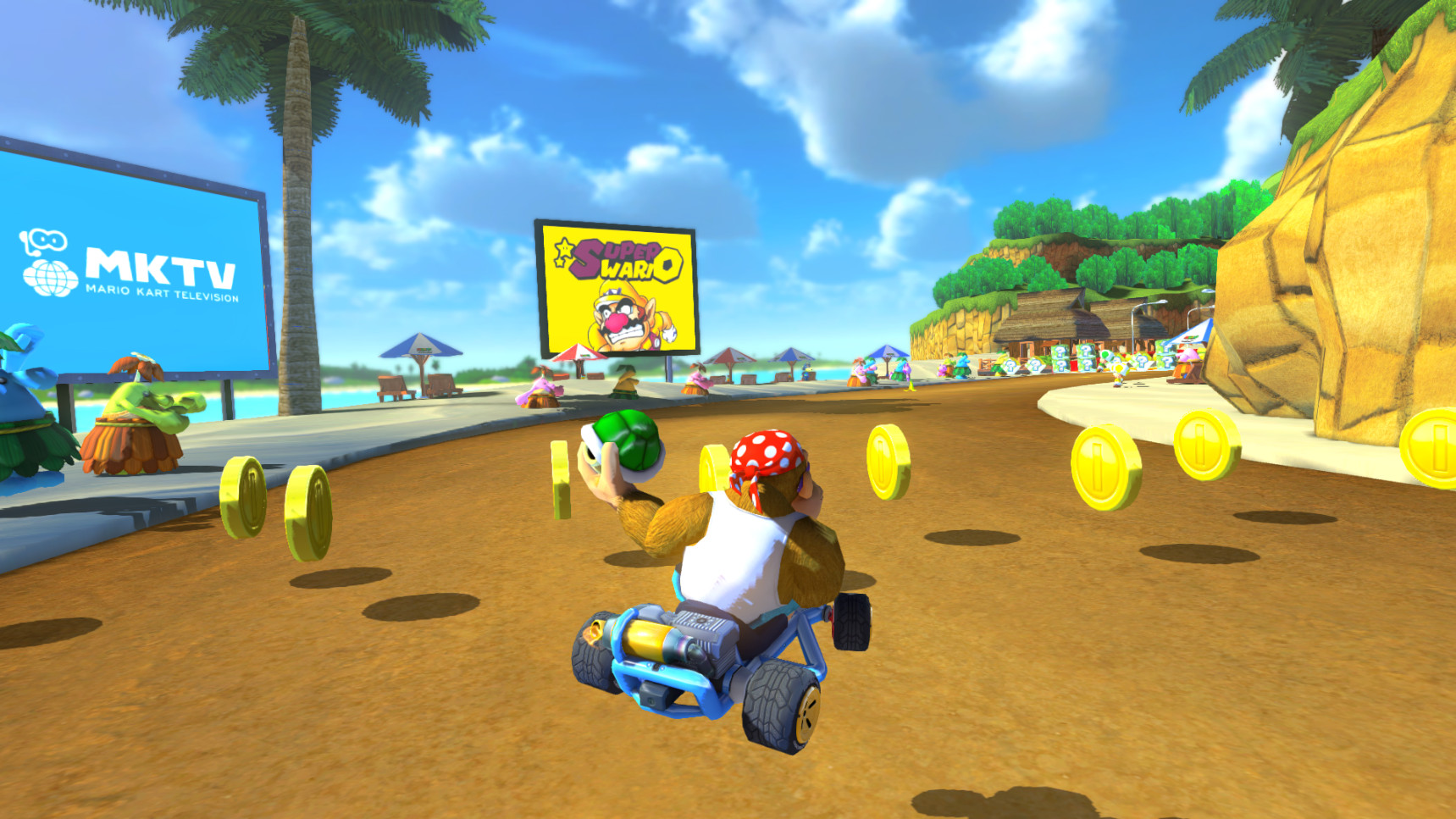 Triforce Mario Highway / Mario Beach (Base Style) Mod for Mario Kart 8 ...