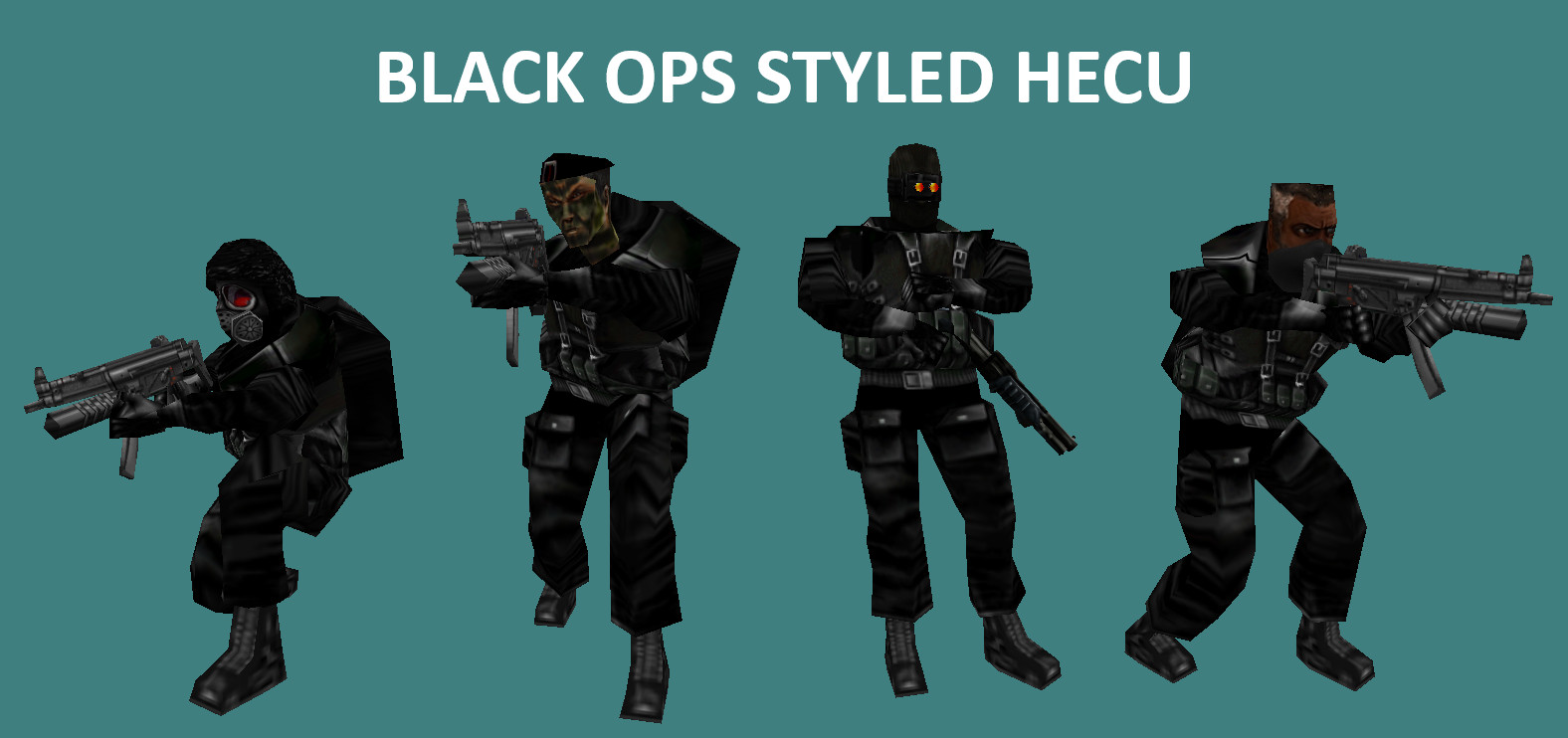 Black Ops styled HECU Mod for Half-Life | HL Mods