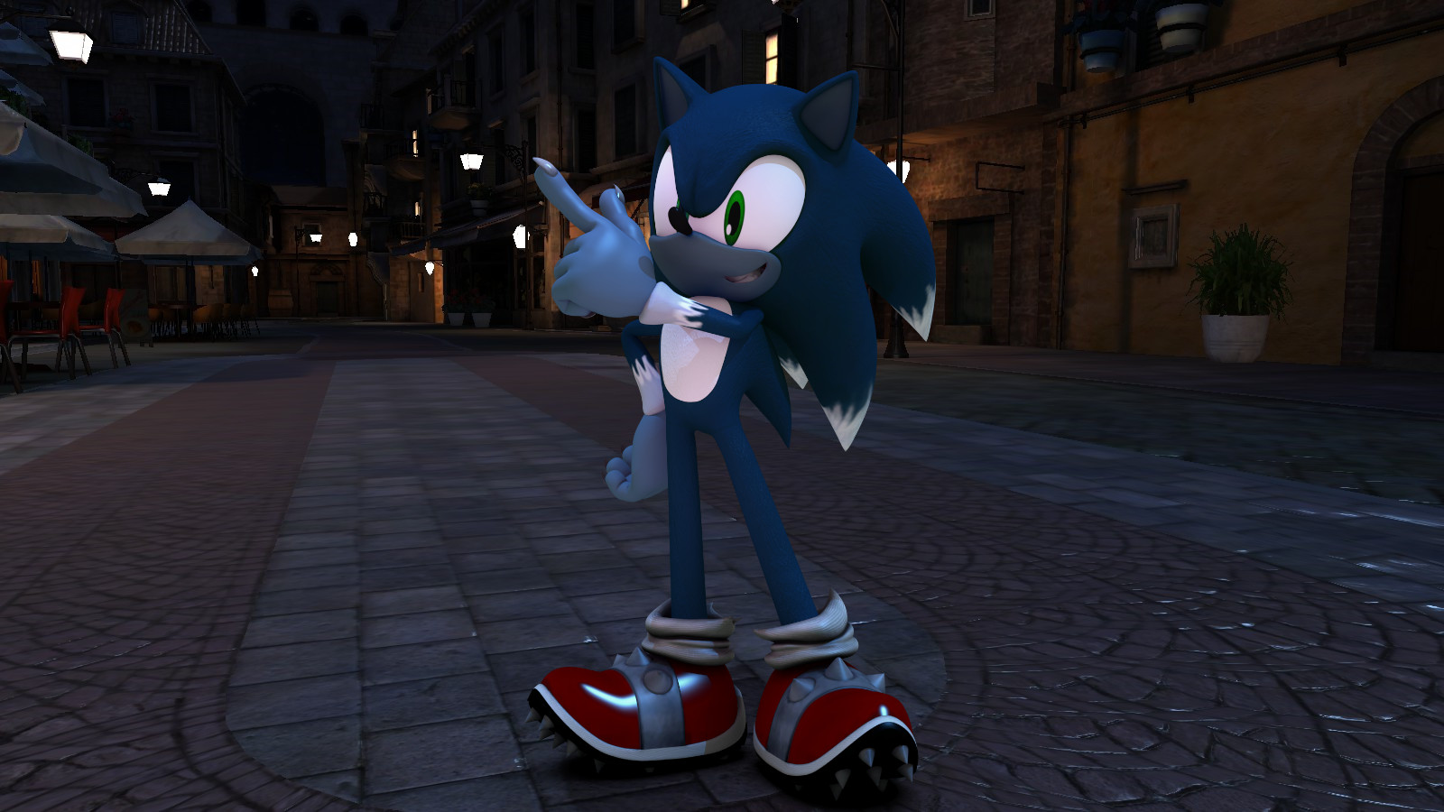 Werehog Sonic skin Mod for Sonic Generations (2011) | Gens Mods