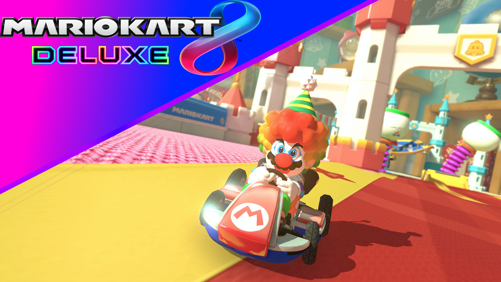Mario Clown Outfit Mod for Mario Kart 8 Deluxe | MK8D Mods