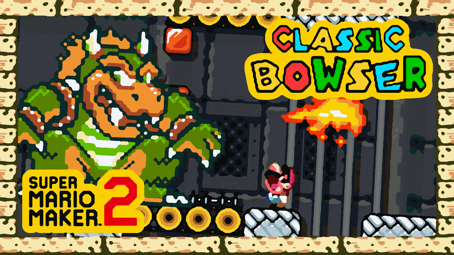 SMW Classic Bowser Skin Mod for Super Mario Maker 2 | SMM2 Mods