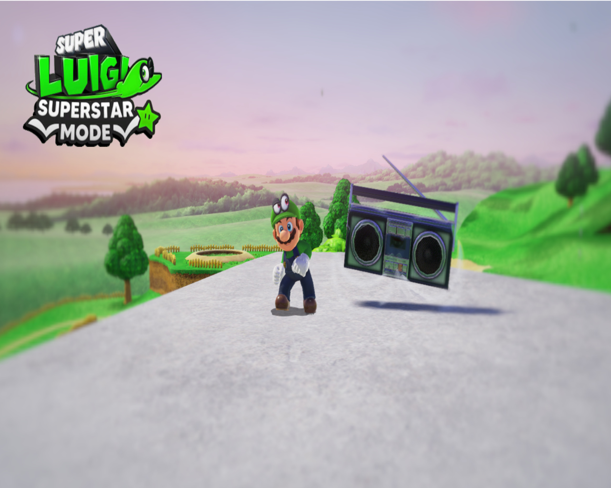 super luigi Odyssey Superstar Logo Mod for Super Mario Odyssey | SMO Mods