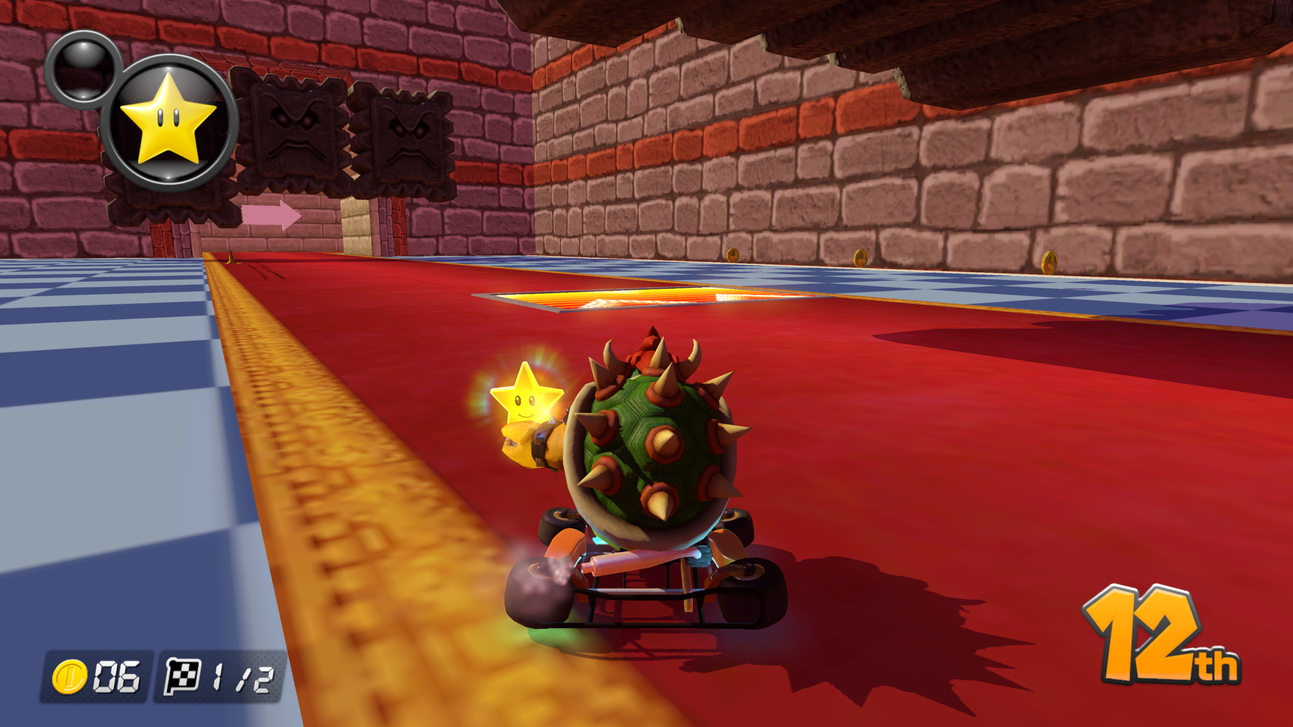 N64 Bowser's Castle (Improved) Mod for Mario Kart 8 Deluxe | MK8D Mods