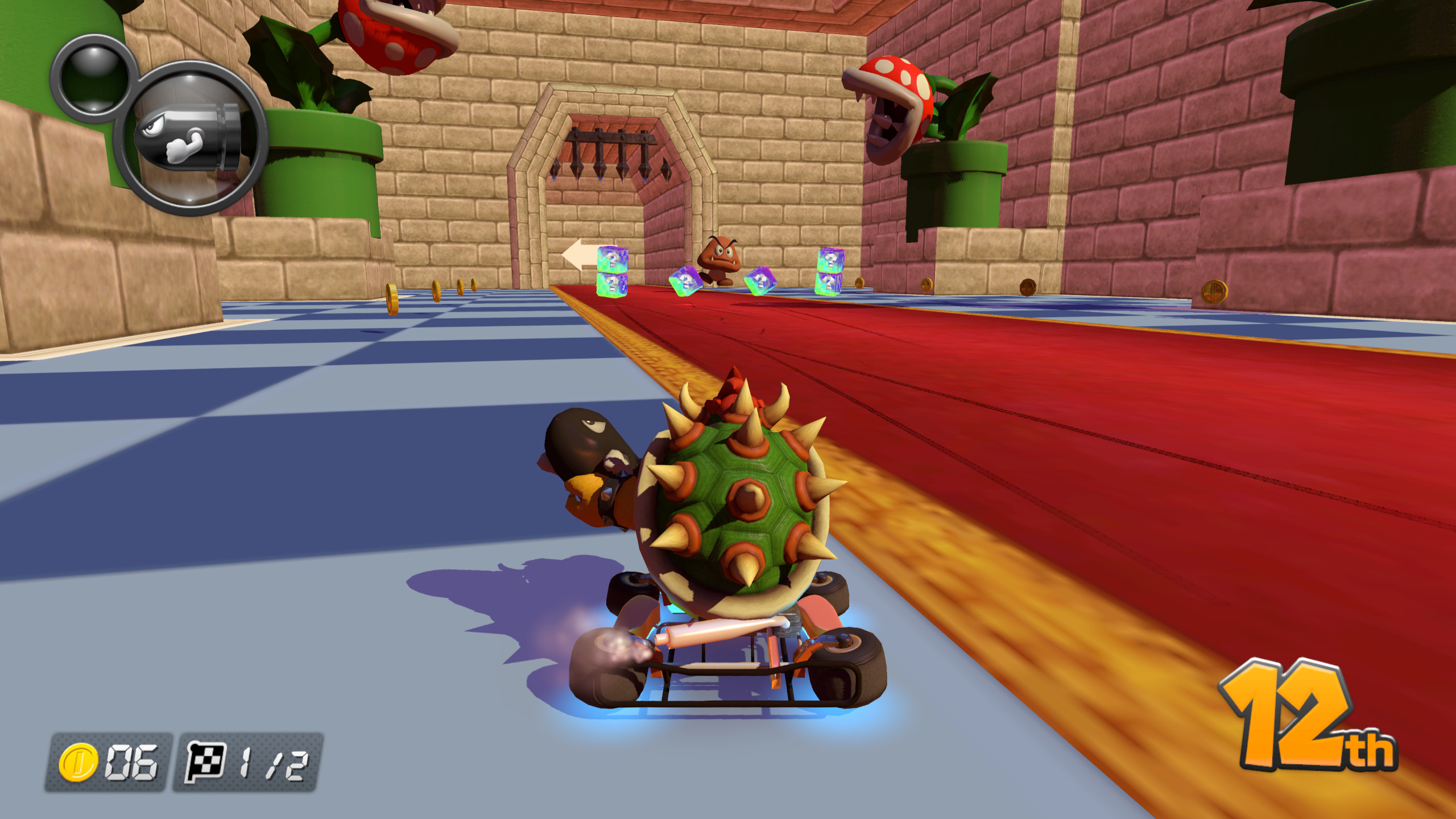 N64 Bowser's Castle (Improved) Mod for Mario Kart 8 Deluxe | MK8D Mods