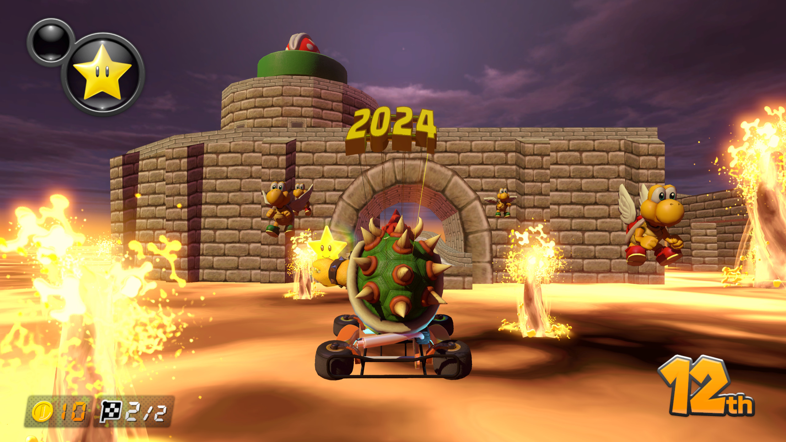 N64 Bowser's Castle (Improved) Mod for Mario Kart 8 Deluxe | MK8D Mods