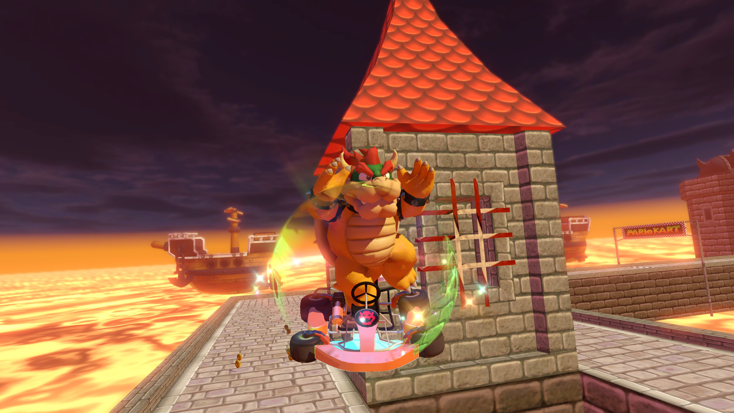 N64 Bowser's Castle (Improved) Mod for Mario Kart 8 Deluxe | MK8D Mods