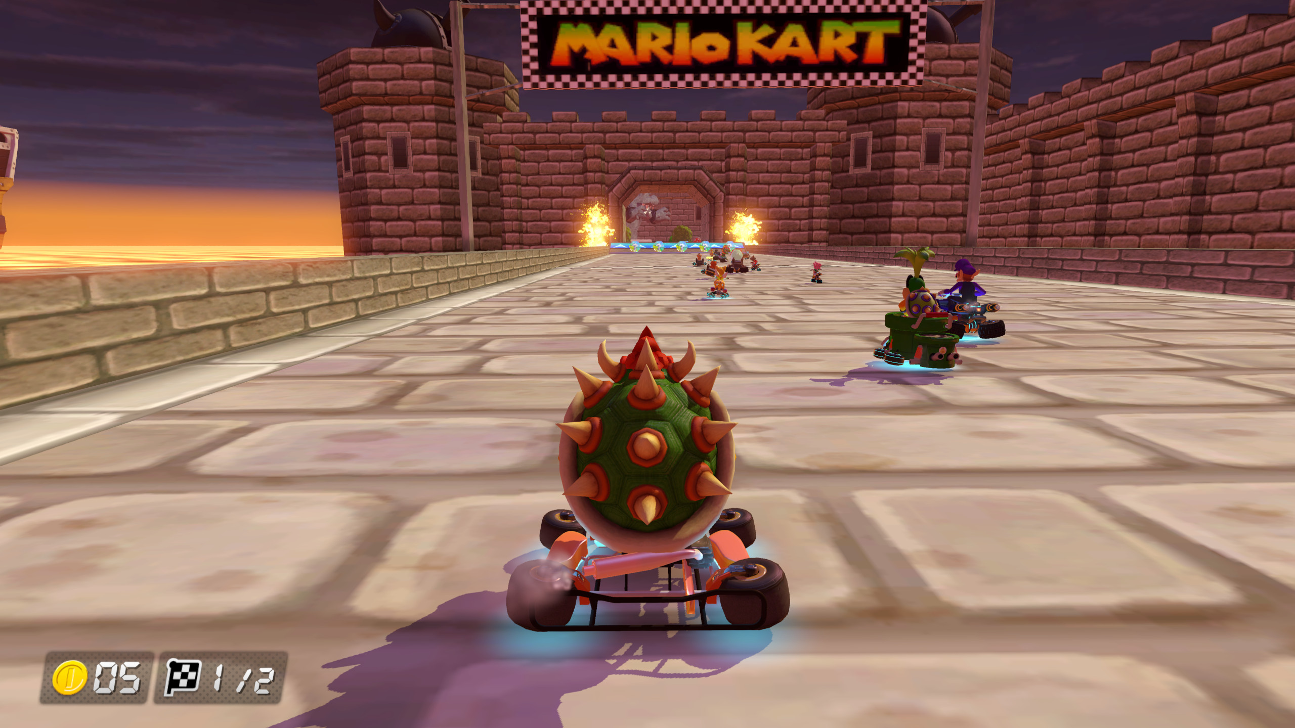 N64 Bowser's Castle (Improved) Mod for Mario Kart 8 Deluxe | MK8D Mods