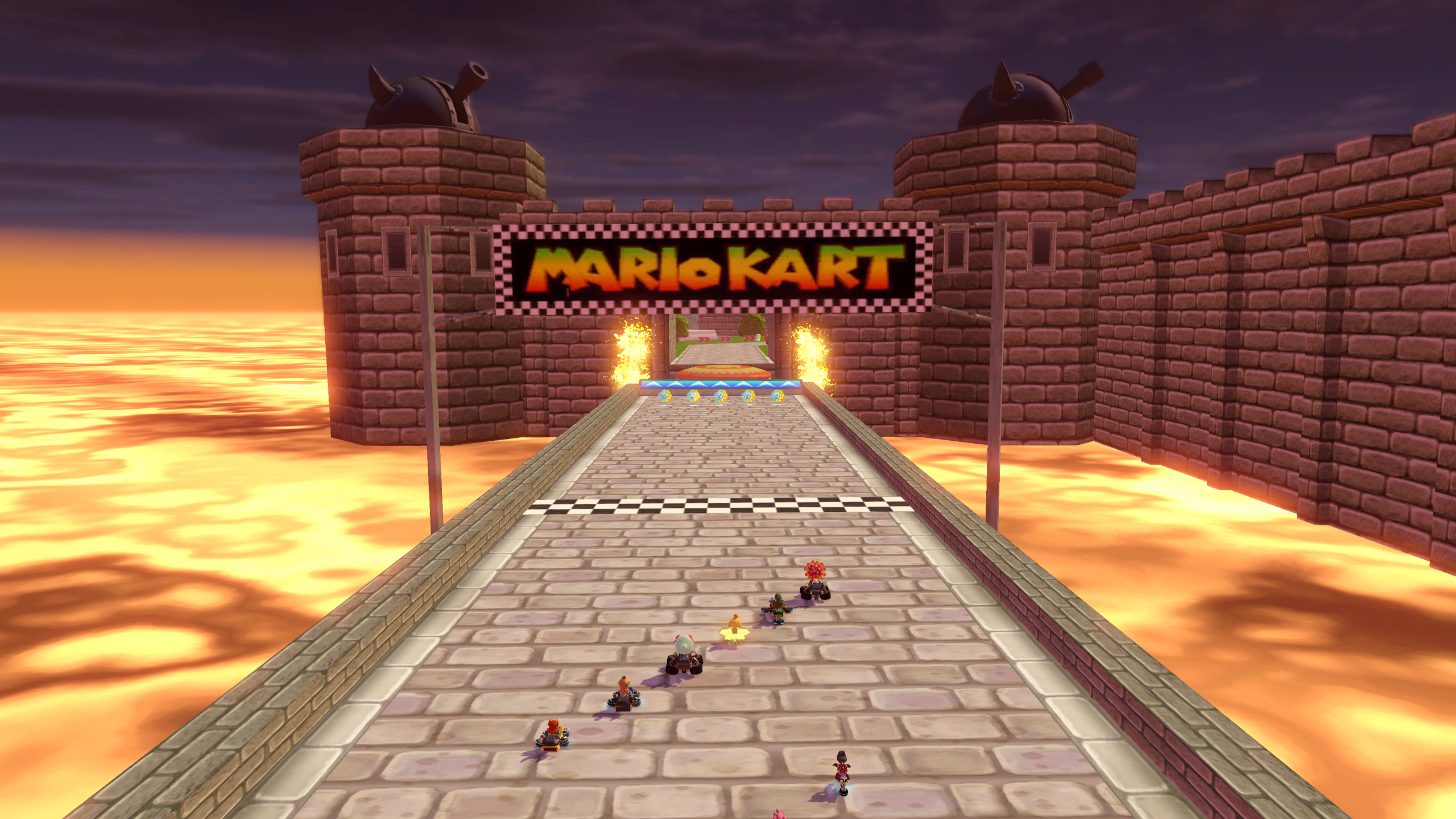 N64 Bowser's Castle (Improved) Mod for Mario Kart 8 Deluxe | MK8D Mods