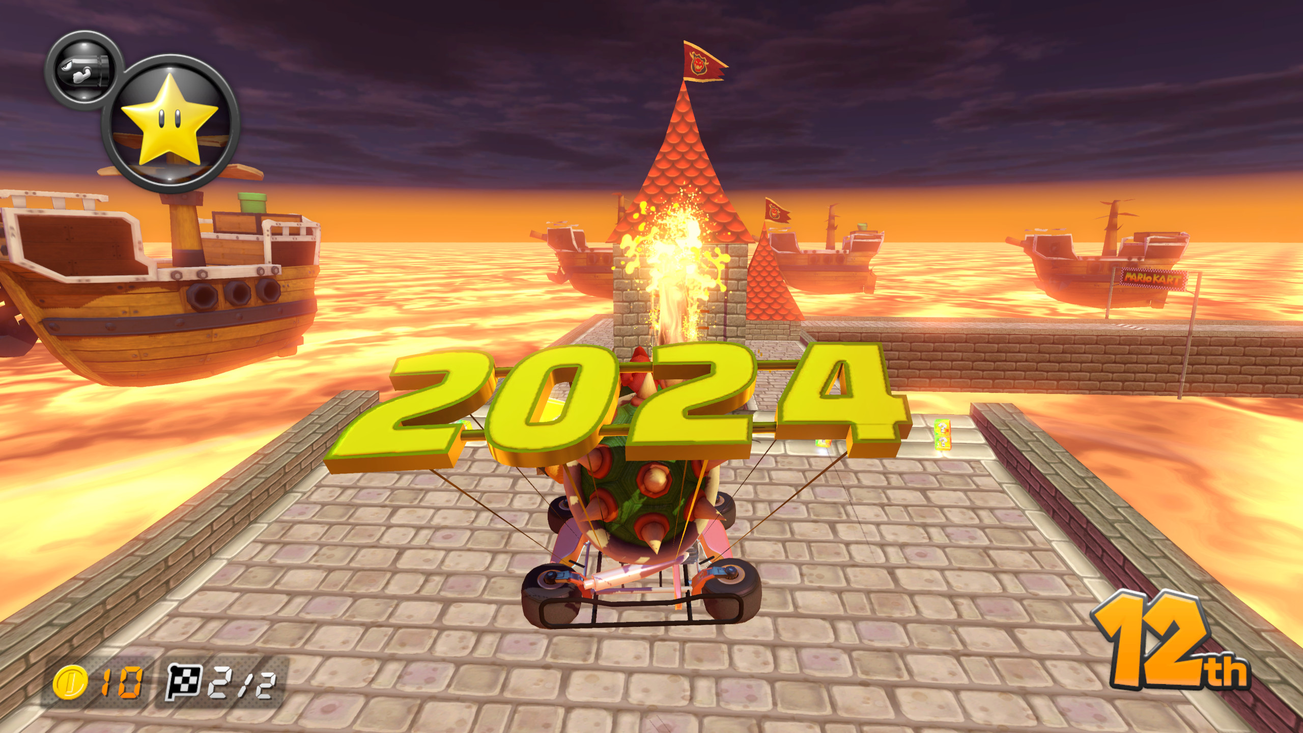 N64 Bowser's Castle (Improved) Mod for Mario Kart 8 Deluxe | MK8D Mods