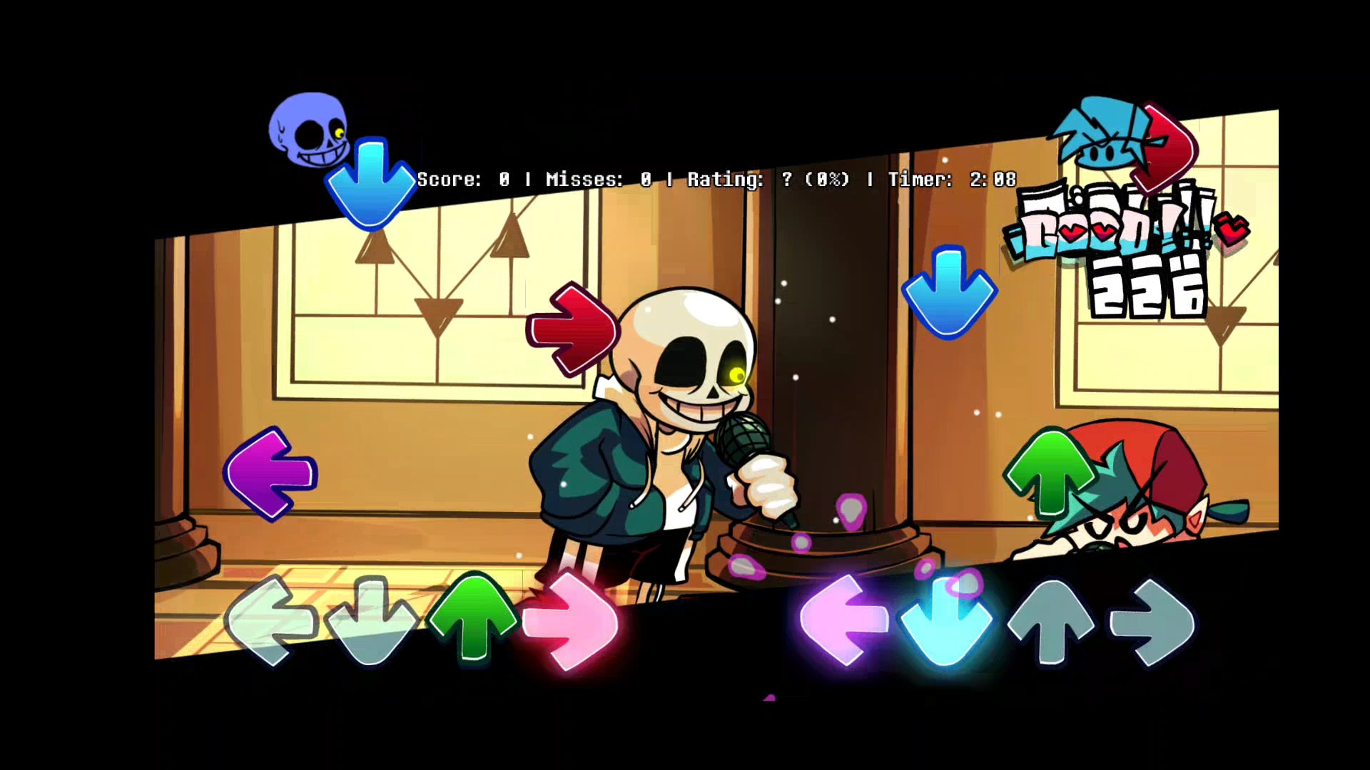 sansational nihremix chart Mod for Friday Night Funkin' | FNF Mods