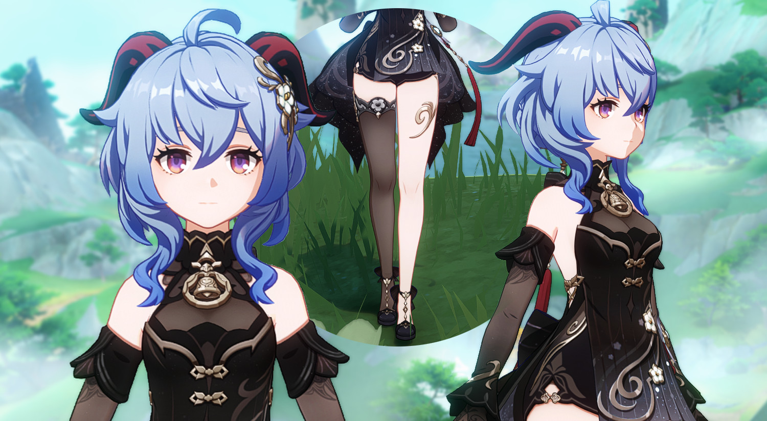 Ganyu Twilight Blossom Recolor & Eye Fix Mod for Genshin Impact | GI Mods