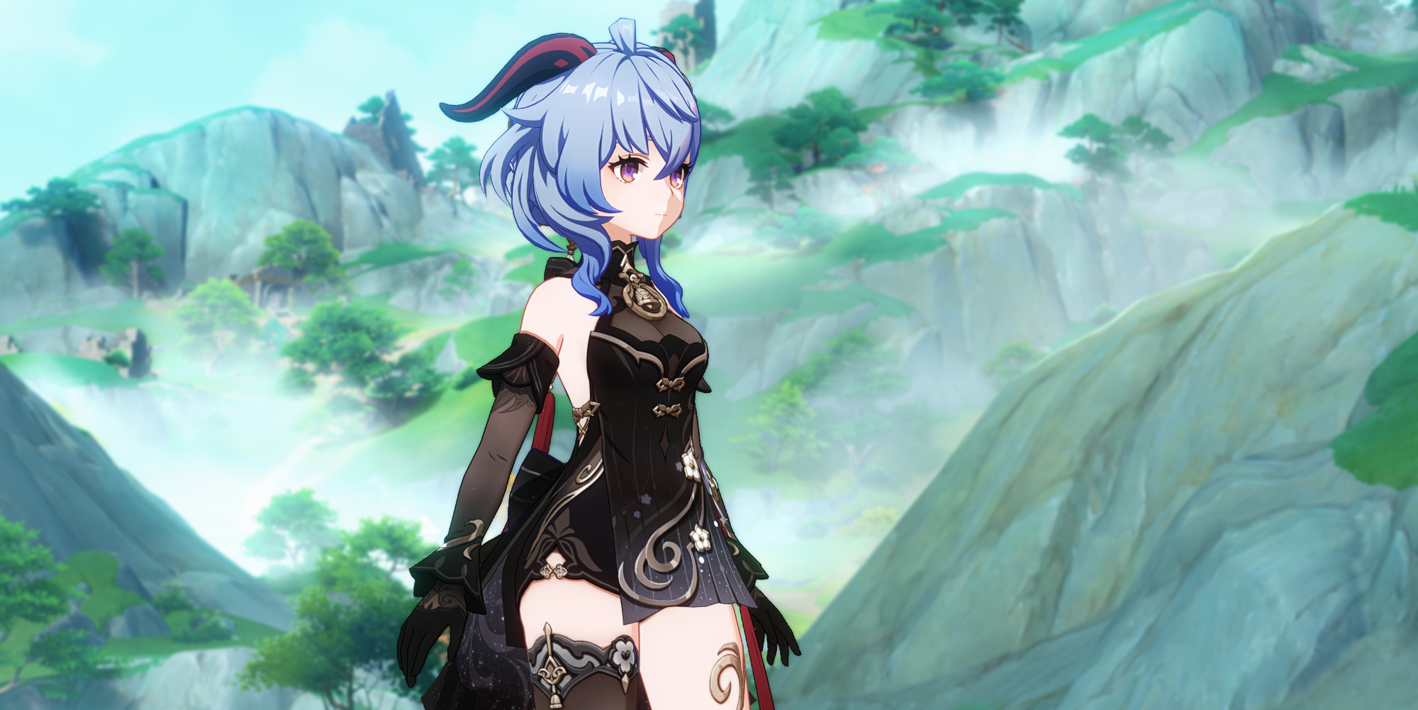 Ganyu Twilight Blossom Recolor & Eye Fix Mod for Genshin Impact | GI Mods