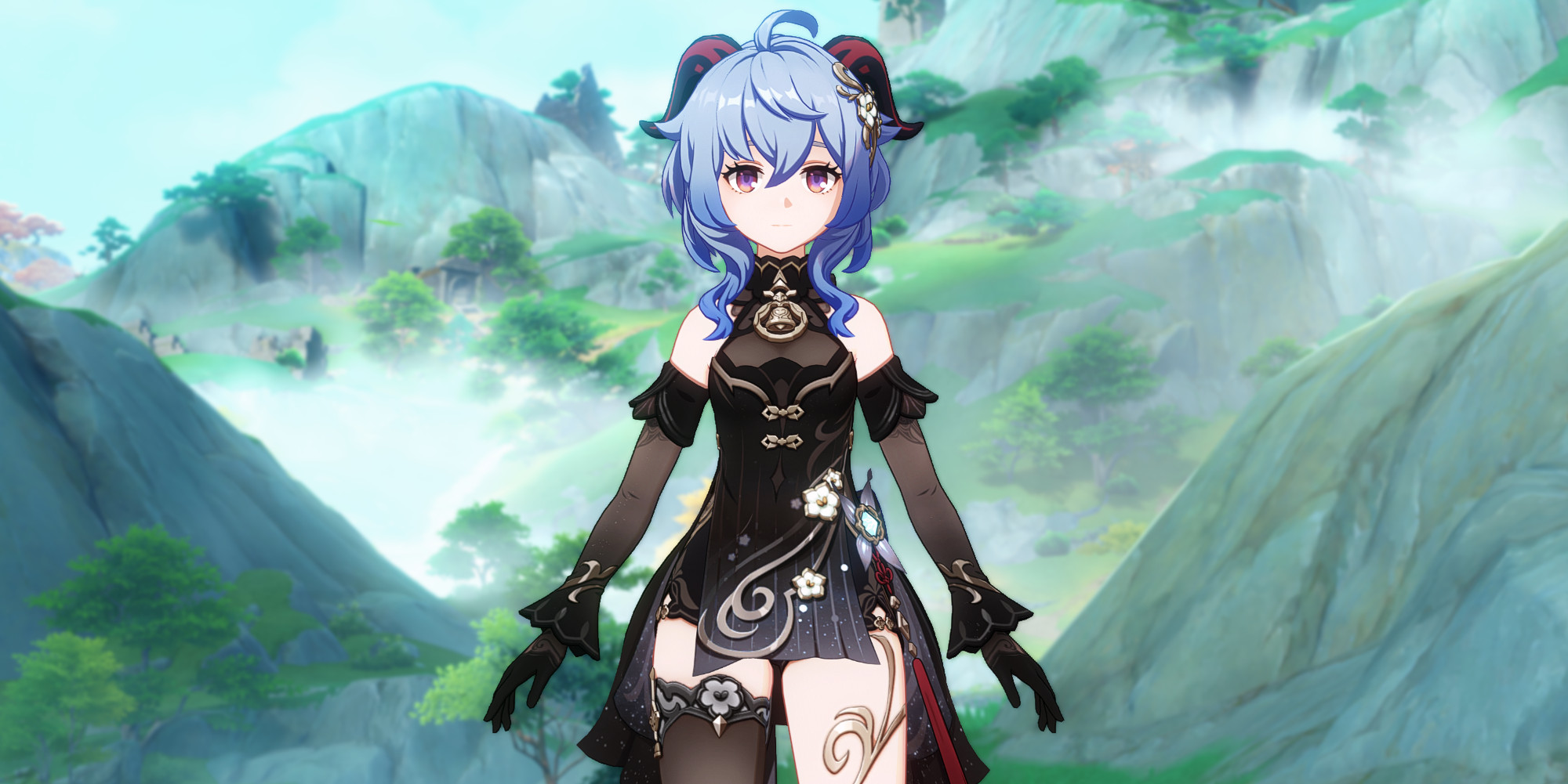 Ganyu Twilight Blossom Recolor & Eye Fix Mod for Genshin Impact | GI Mods