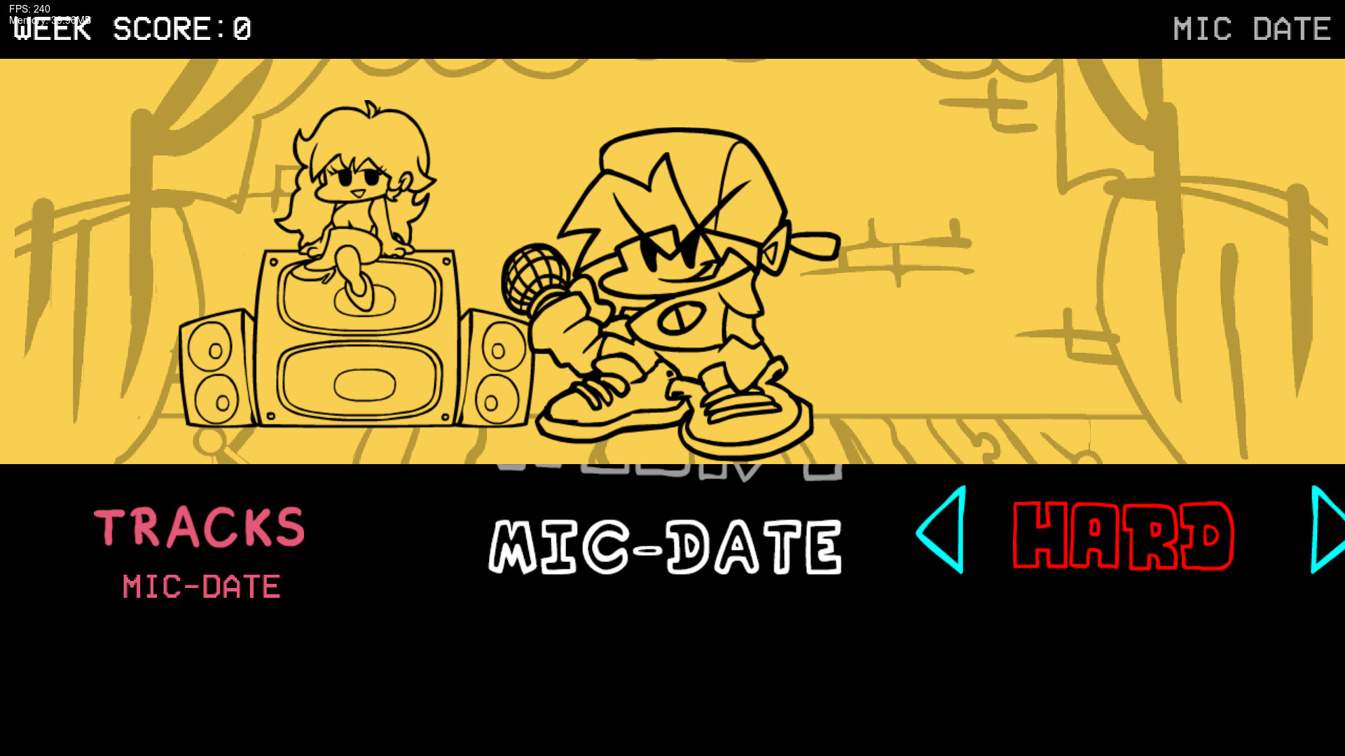 MIC-DATE Mod for Friday Night Funkin' | FNF Mods