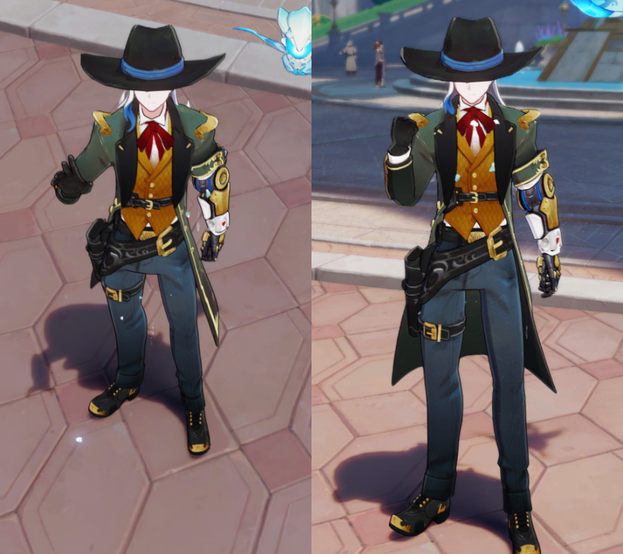 Neuvillette Gambler outfits Mod for Genshin Impact | GI Mods