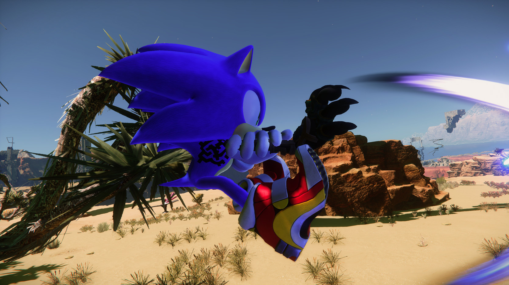 Rauru's Arm For Sonic [TOTK] Mod for Sonic Frontiers | Frontiers Mods