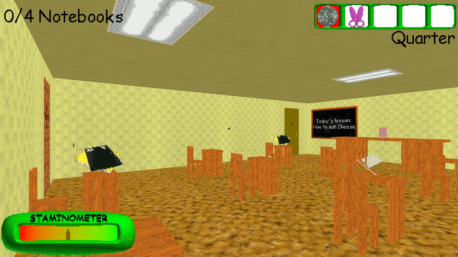 The Classrooms (Backrooms Texture Pack) Mod for Baldi's Basics | Baldi Mods