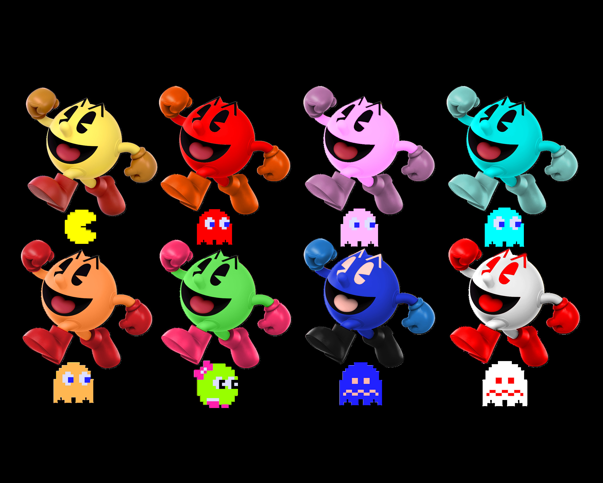 Pac-Man Recolor Pac Mod for Super Smash Bros. Ultimate | SSBU Mods