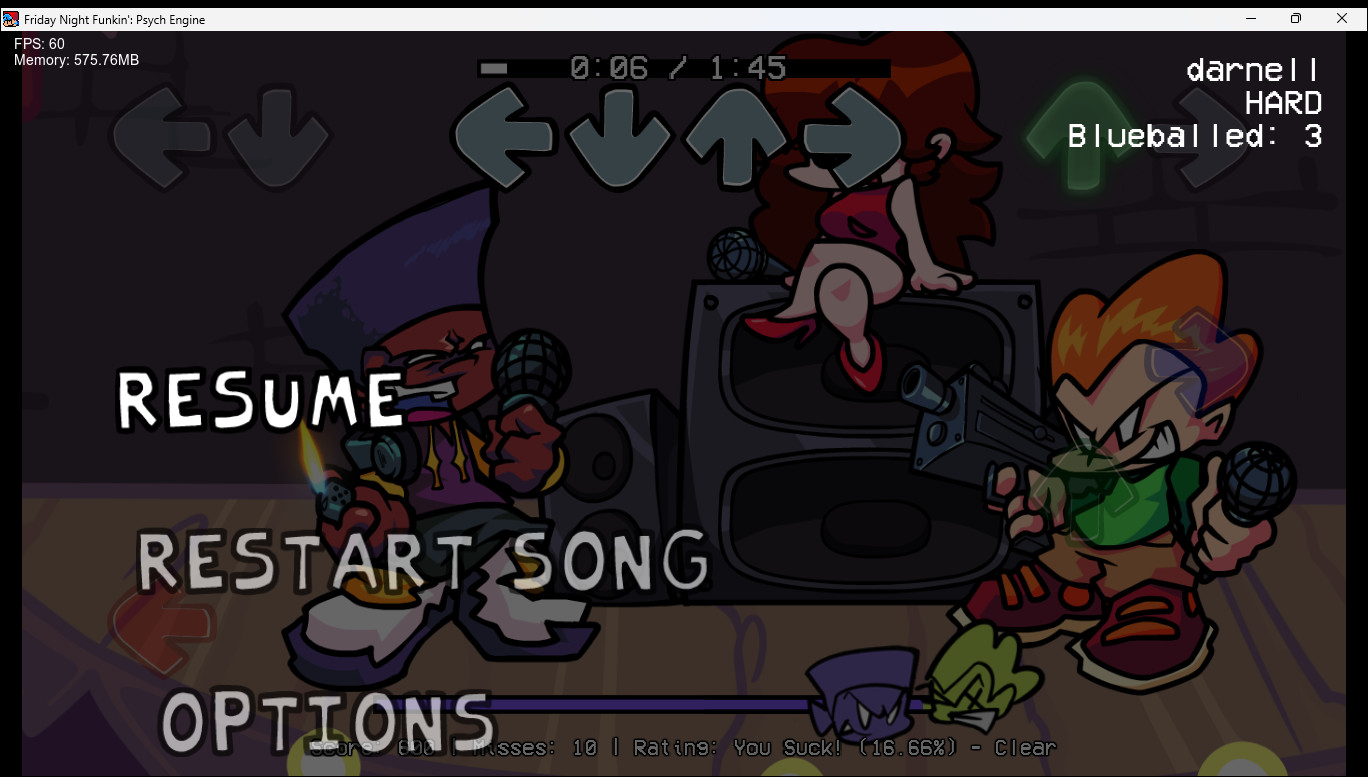 rixFX Darnell remix charted Mod for Friday Night Funkin' | FNF Mods