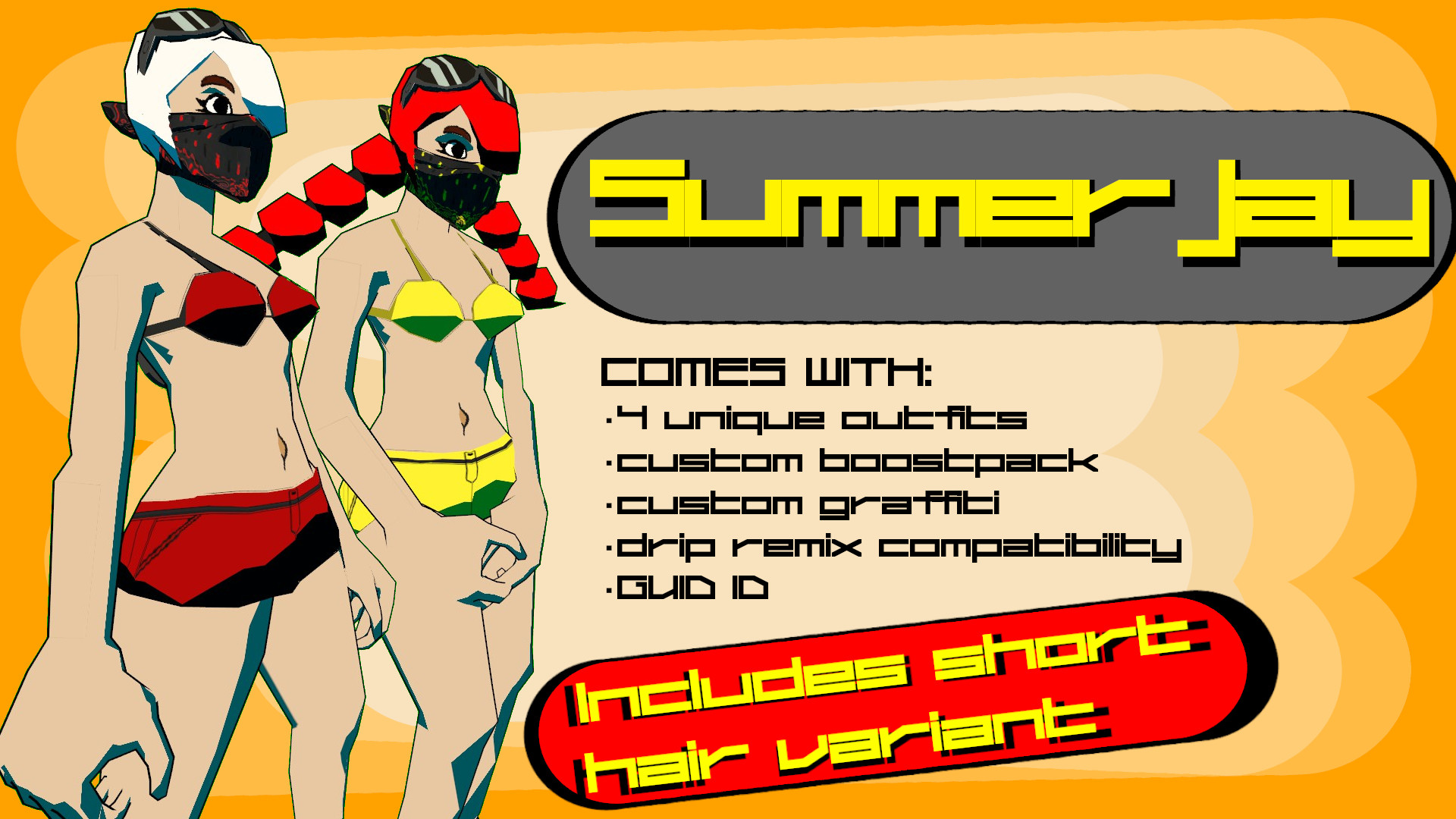 Summer Jay Mod for Bomb Rush Cyberfunk | BRC Mods