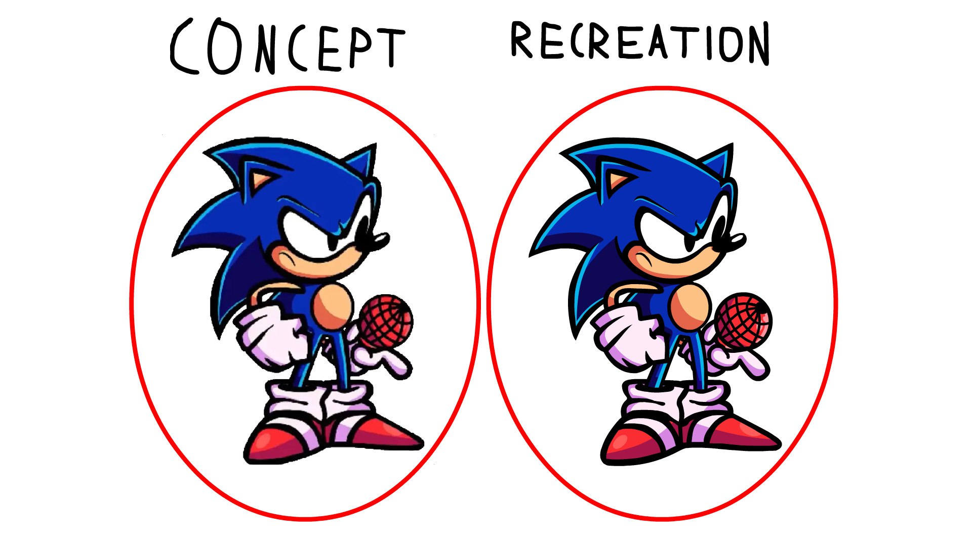 FNF Fake Sonic Encore Recreation Mod for Friday Night Funkin' | FNF Mods
