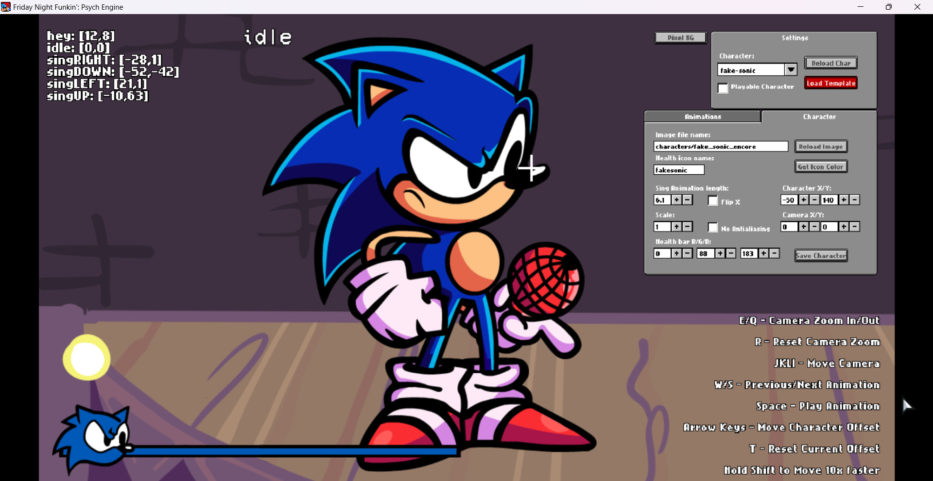 FNF Fake Sonic Encore Recreation Mod for Friday Night Funkin' | FNF Mods